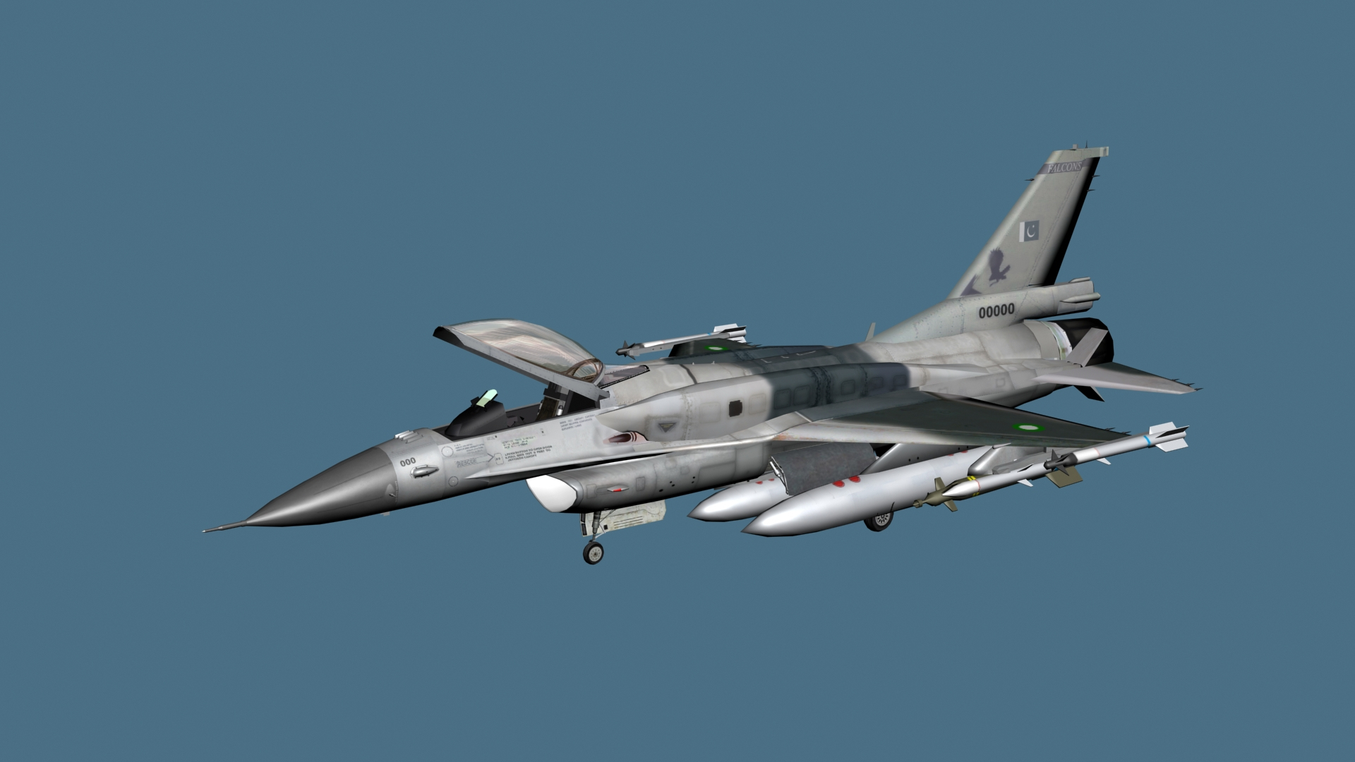 F-16 Different Variants 3D Model - TurboSquid 1928603