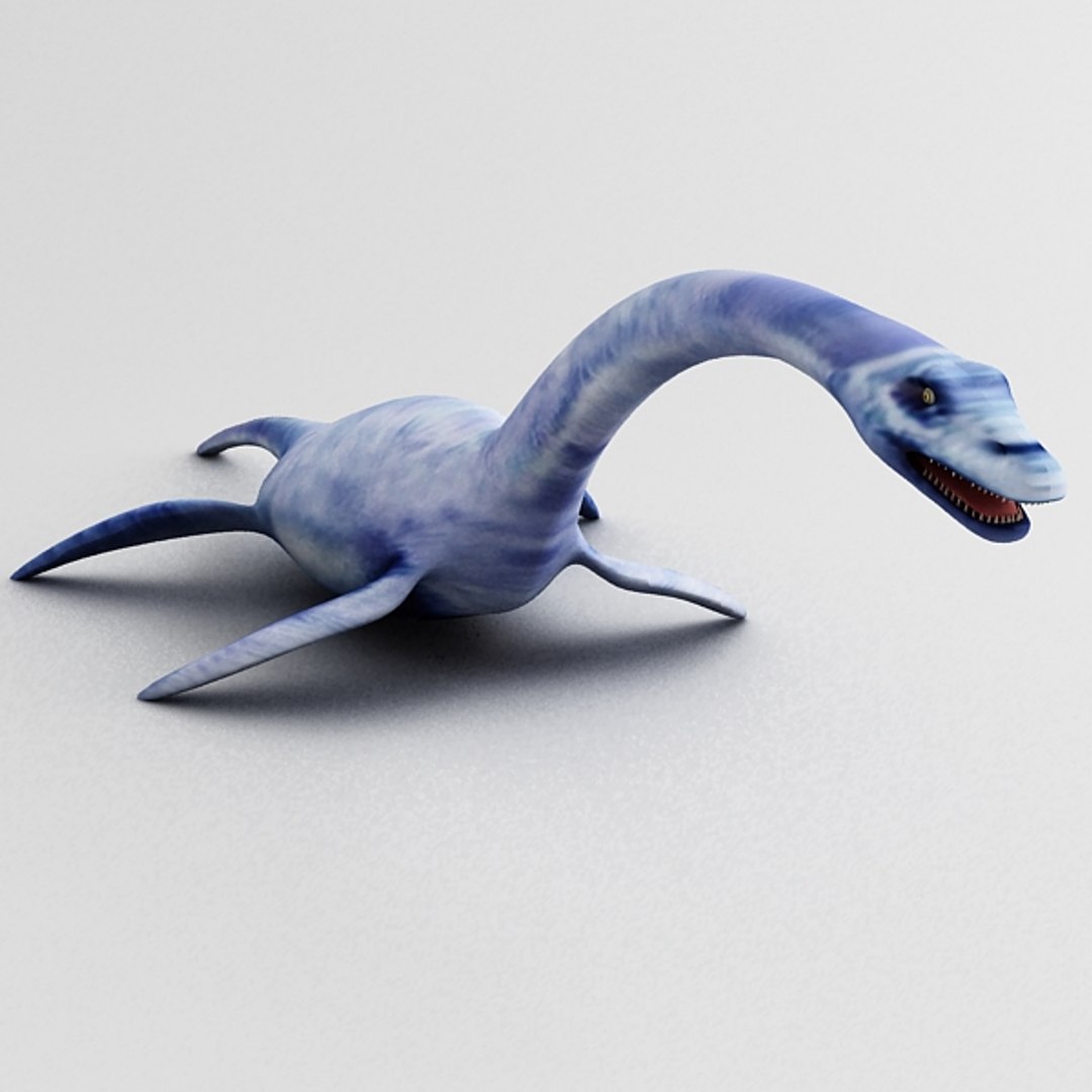 Plesiosaurus Dinosaur 3d Model