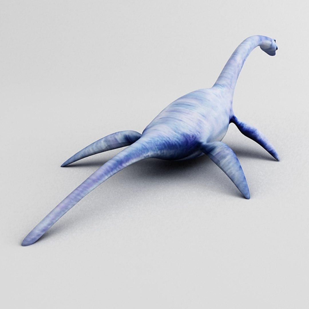 Plesiosaurus Dinosaur 3d Model