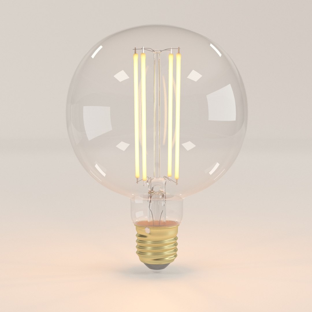 3D model decorative edison led bulb - TurboSquid 1250564