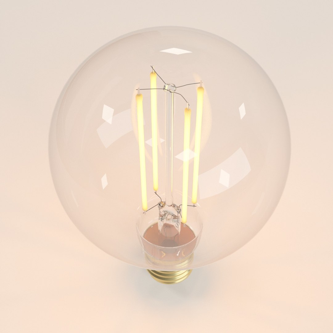 3D model decorative edison led bulb - TurboSquid 1250564