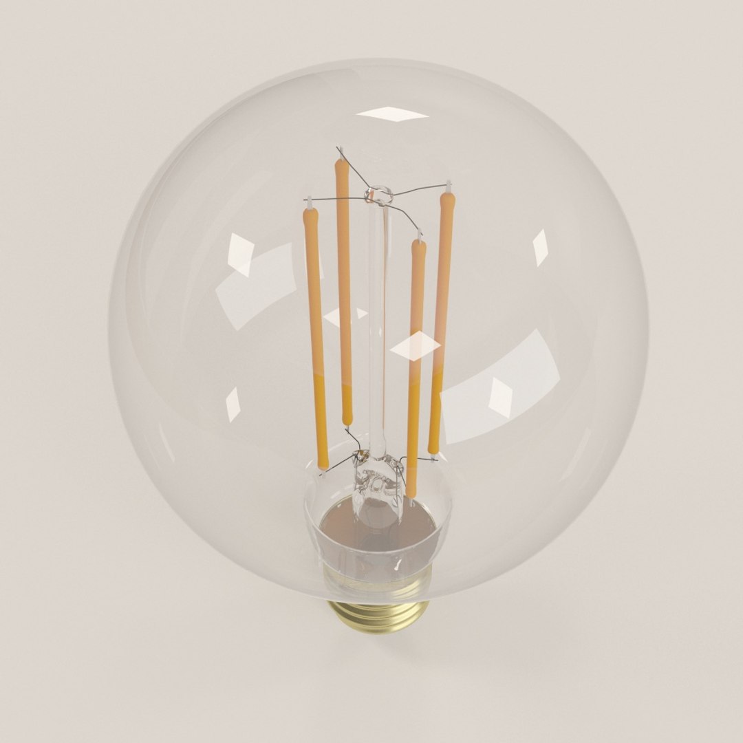 3D model decorative edison led bulb - TurboSquid 1250564
