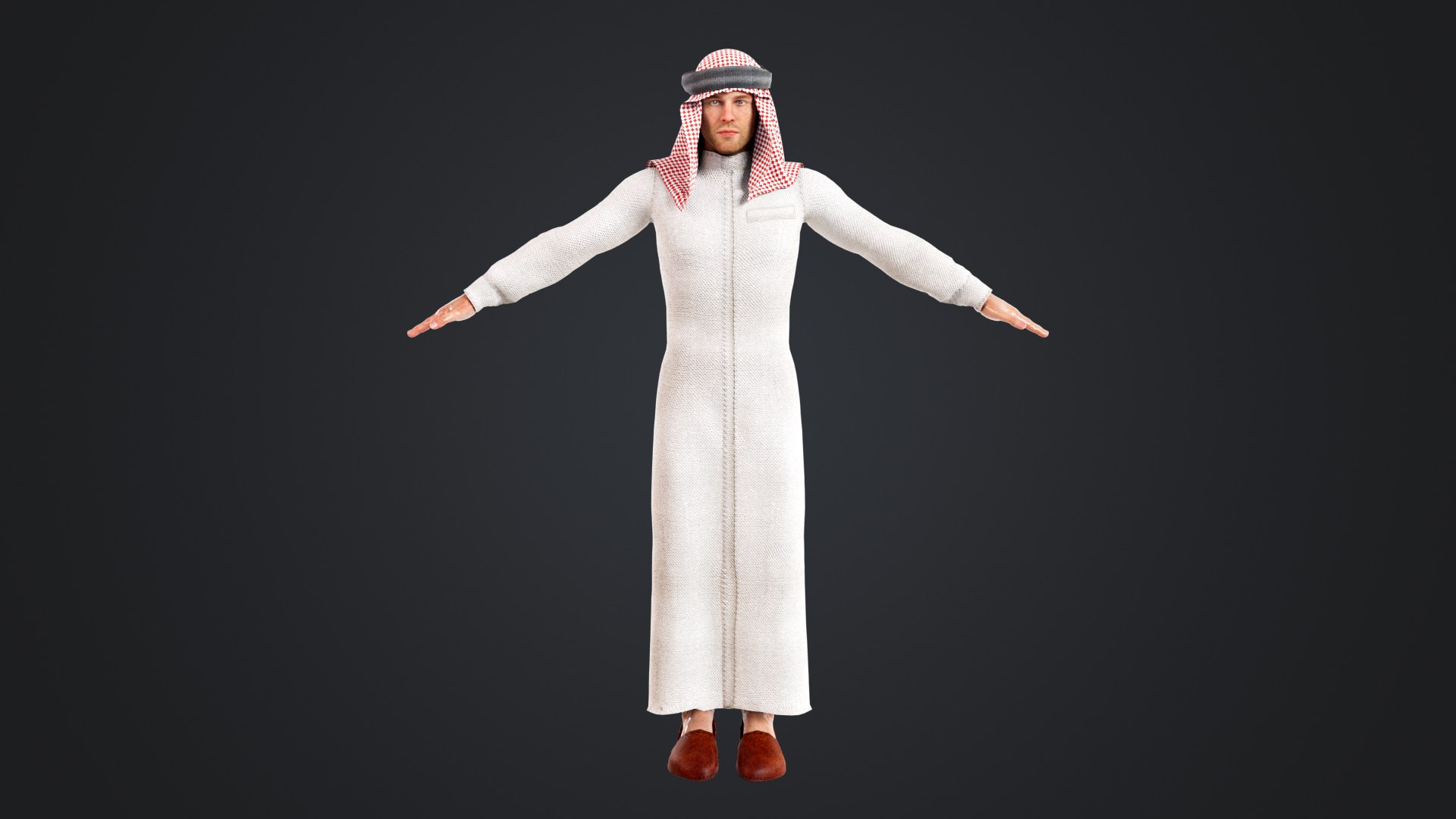 Arab Couple Rigged Model - TurboSquid 2320416