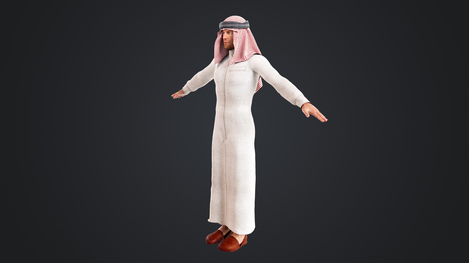 Arab Couple Rigged Model - TurboSquid 2320416