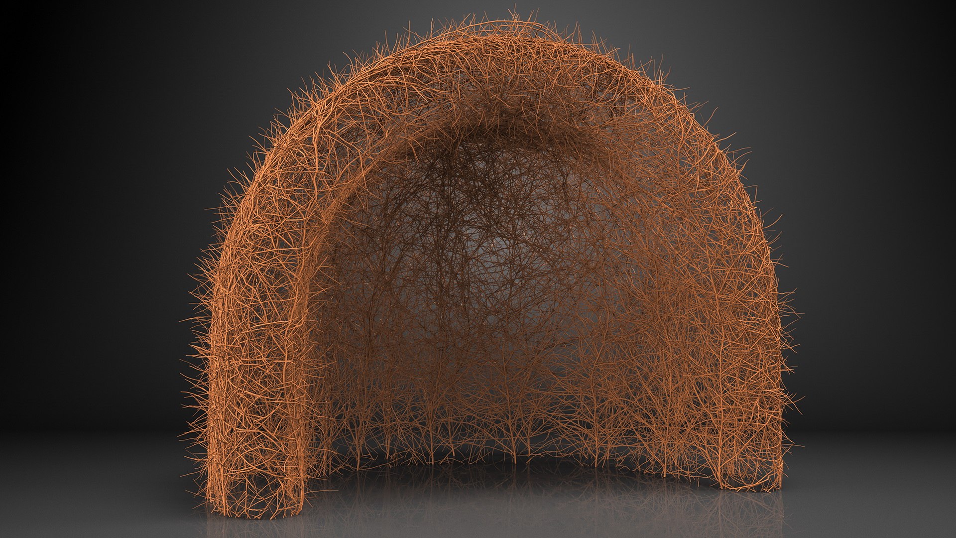 Branch gazebo shrub model - TurboSquid 1634830