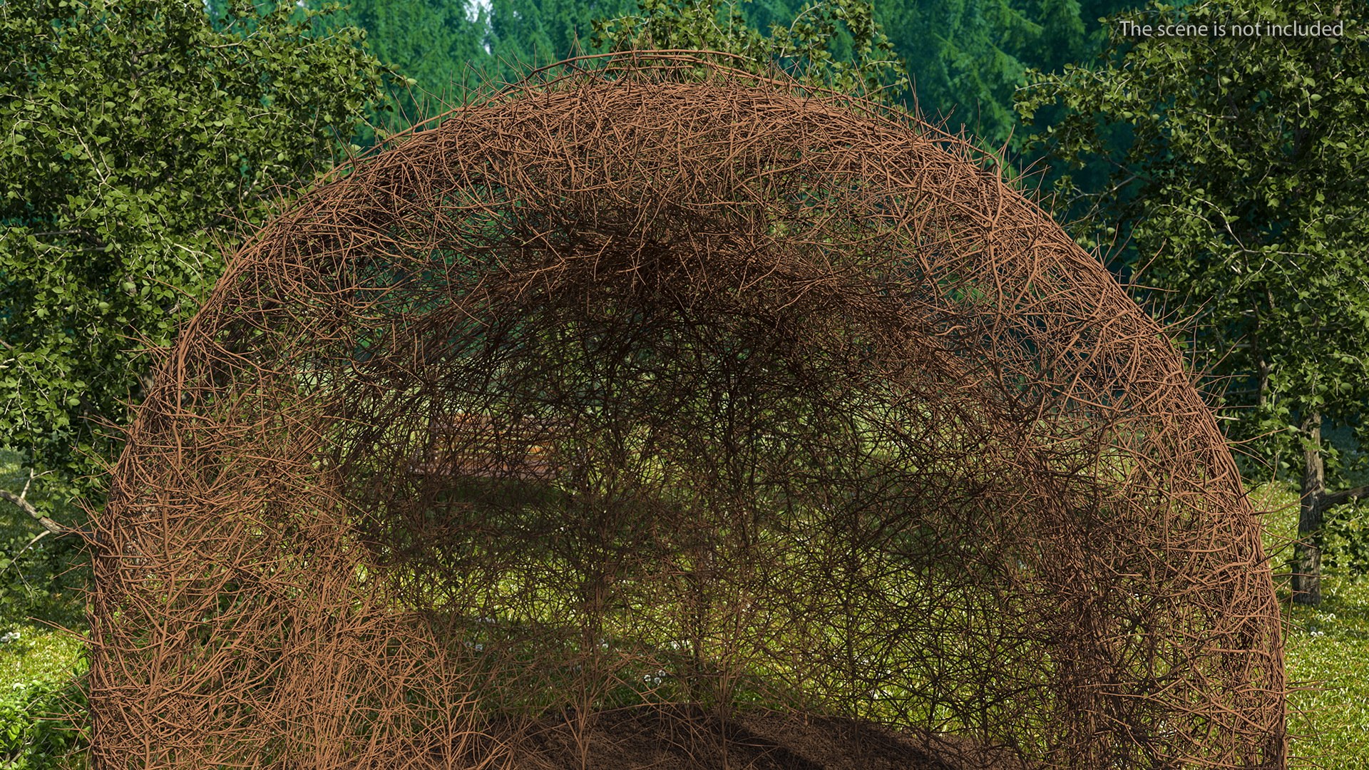 Branch gazebo shrub model - TurboSquid 1634830