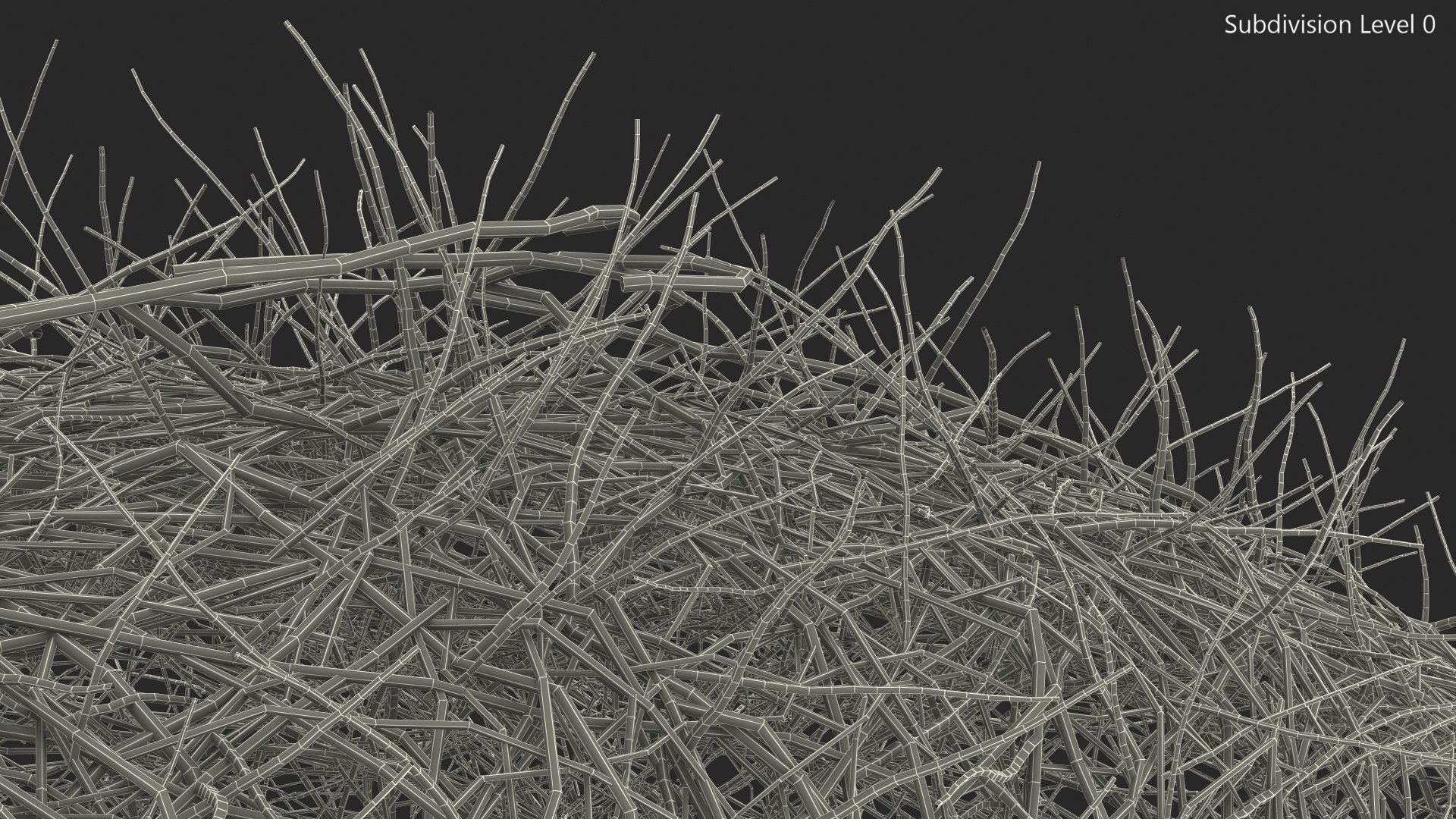 Branch gazebo shrub model - TurboSquid 1634830