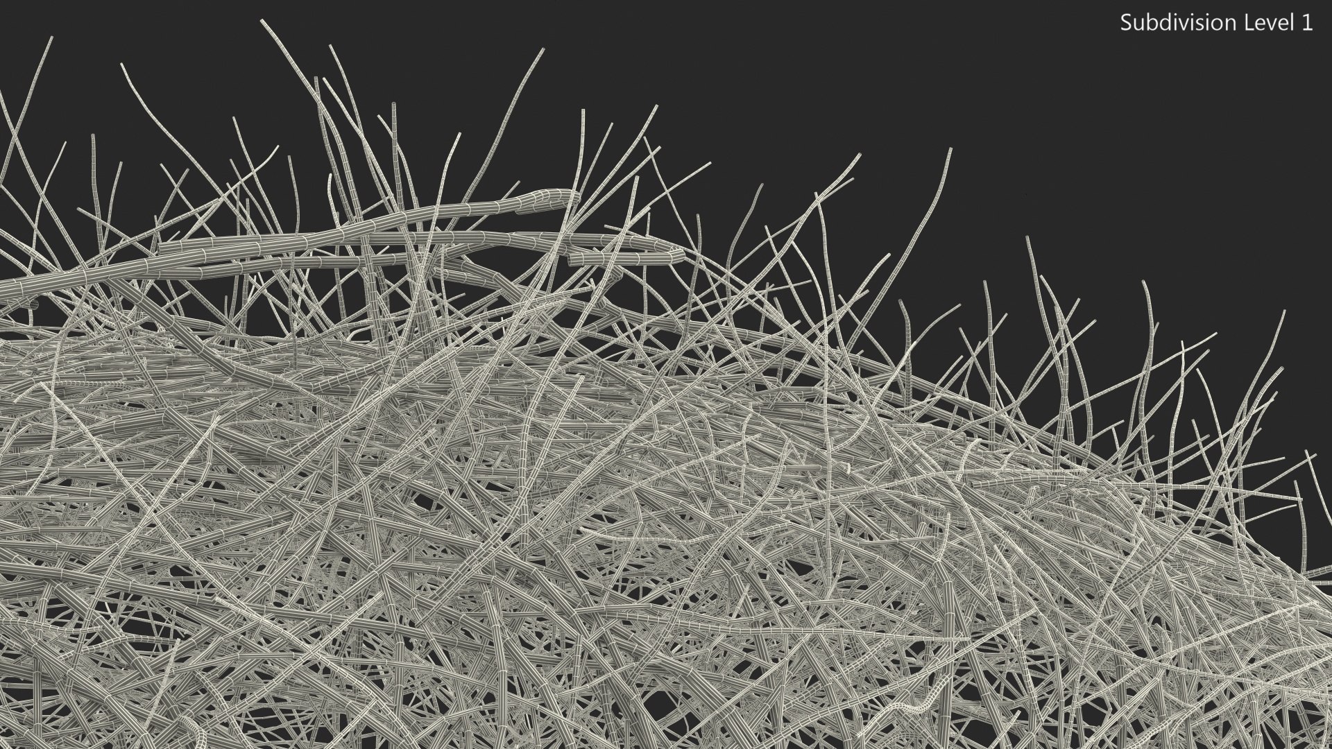 Branch gazebo shrub model - TurboSquid 1634830