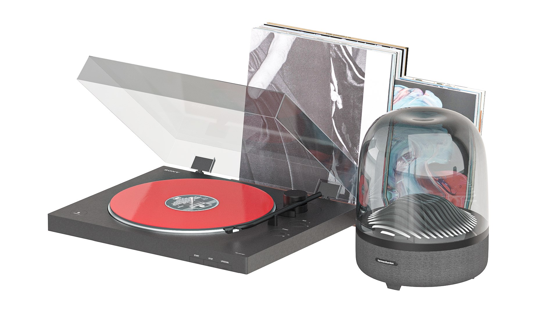 Vinyl Audio Set 3D Model - TurboSquid 2002630