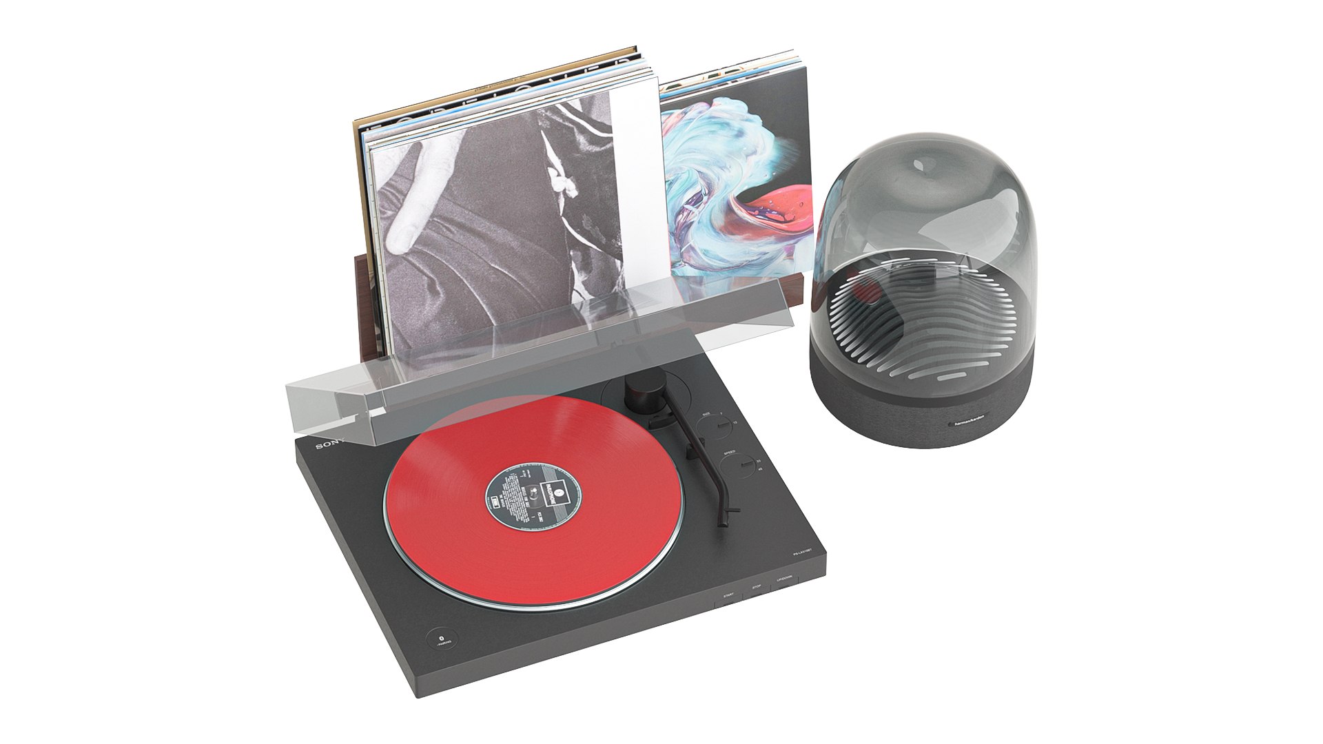 Vinyl Audio Set 3D Model - TurboSquid 2002630