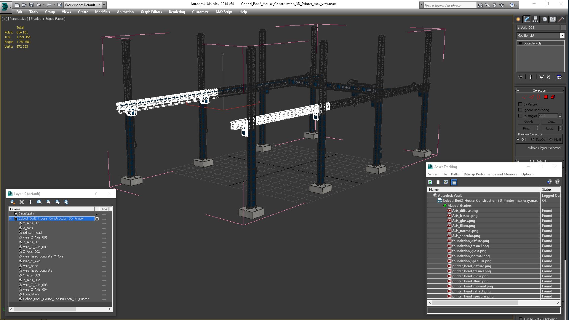 3D Model Cobod Bod2 House Construction 3D Printer - TurboSquid 2206583