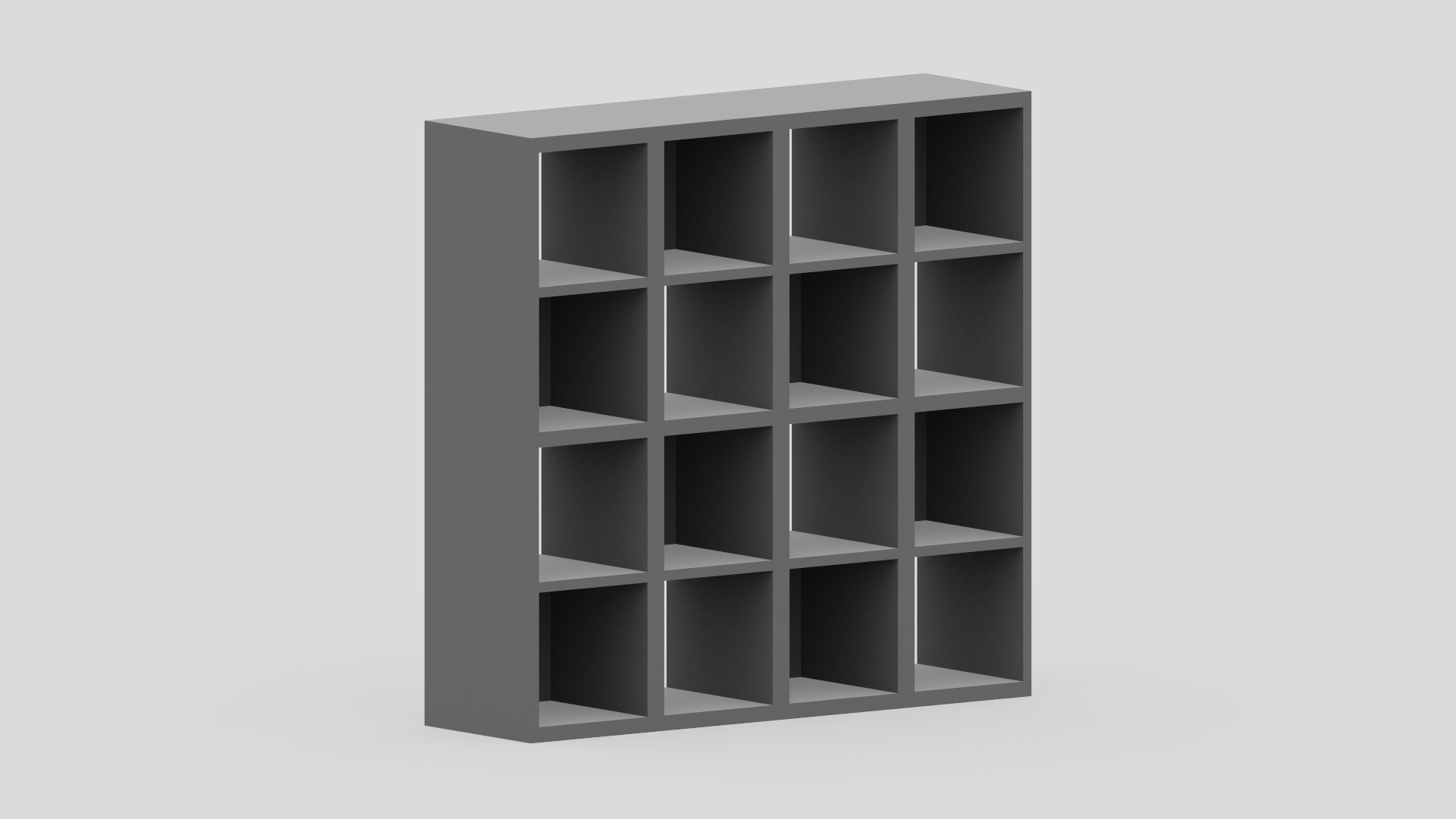 Bookcase model - TurboSquid 1868937