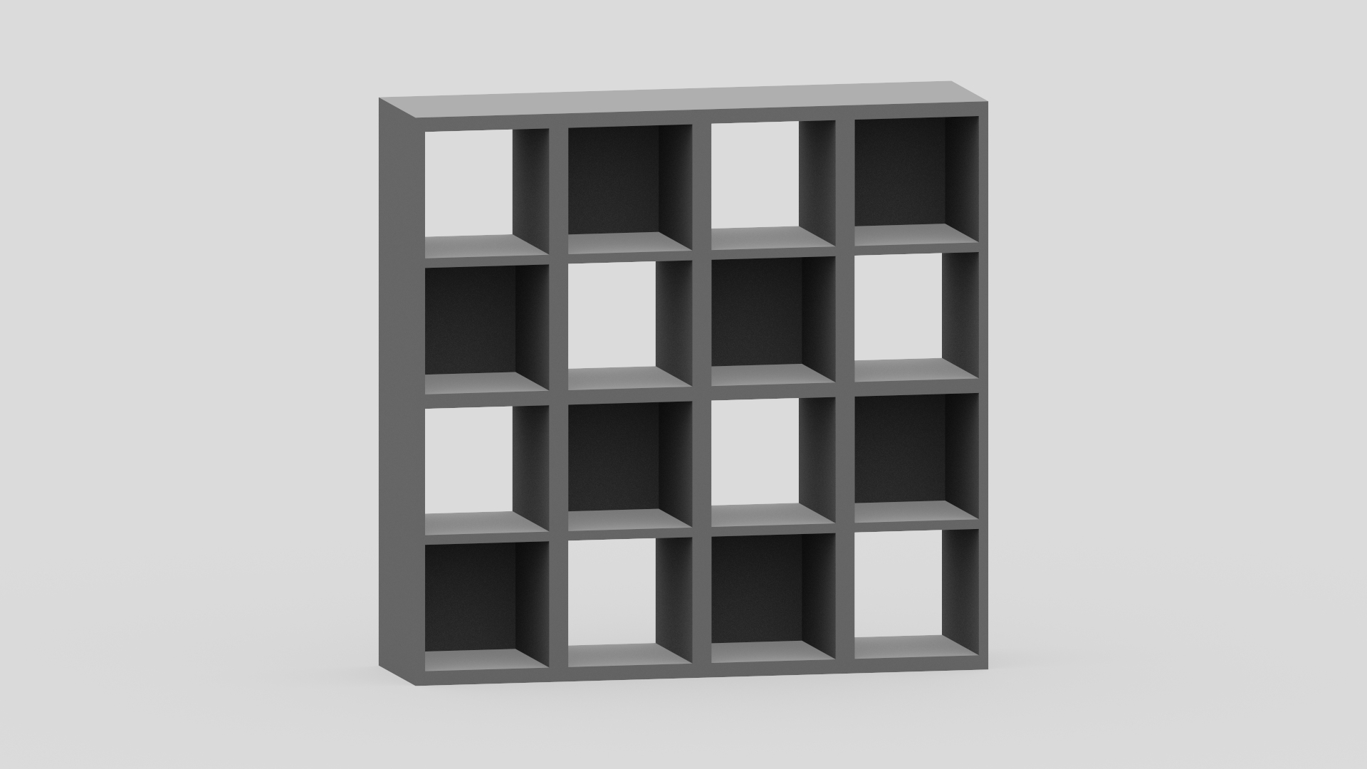 Bookcase model - TurboSquid 1868937
