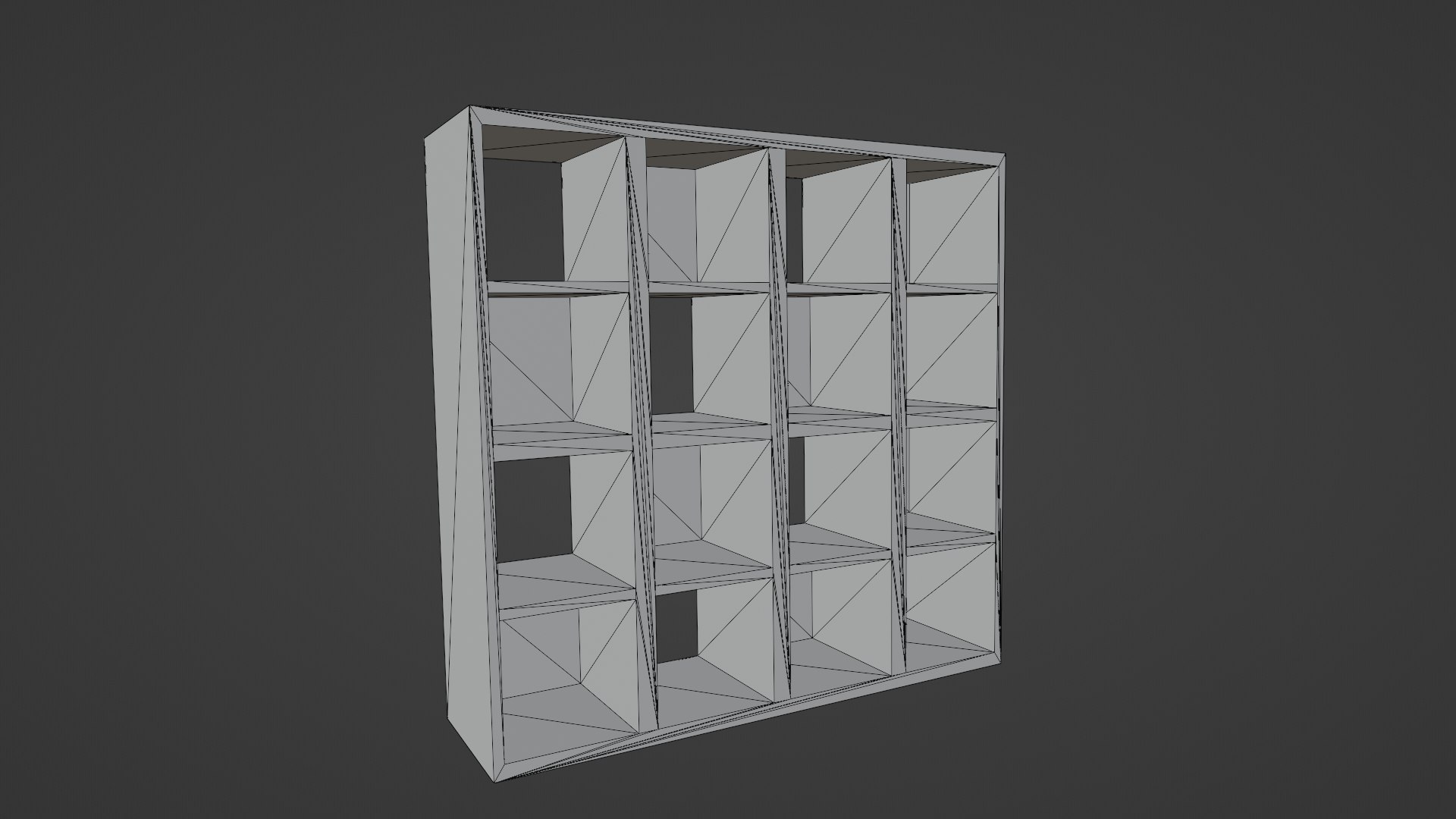 Bookcase model - TurboSquid 1868937