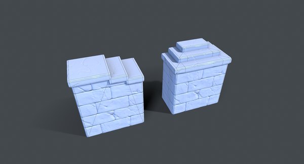 Ready stylized stairs 3D model - TurboSquid 1449830