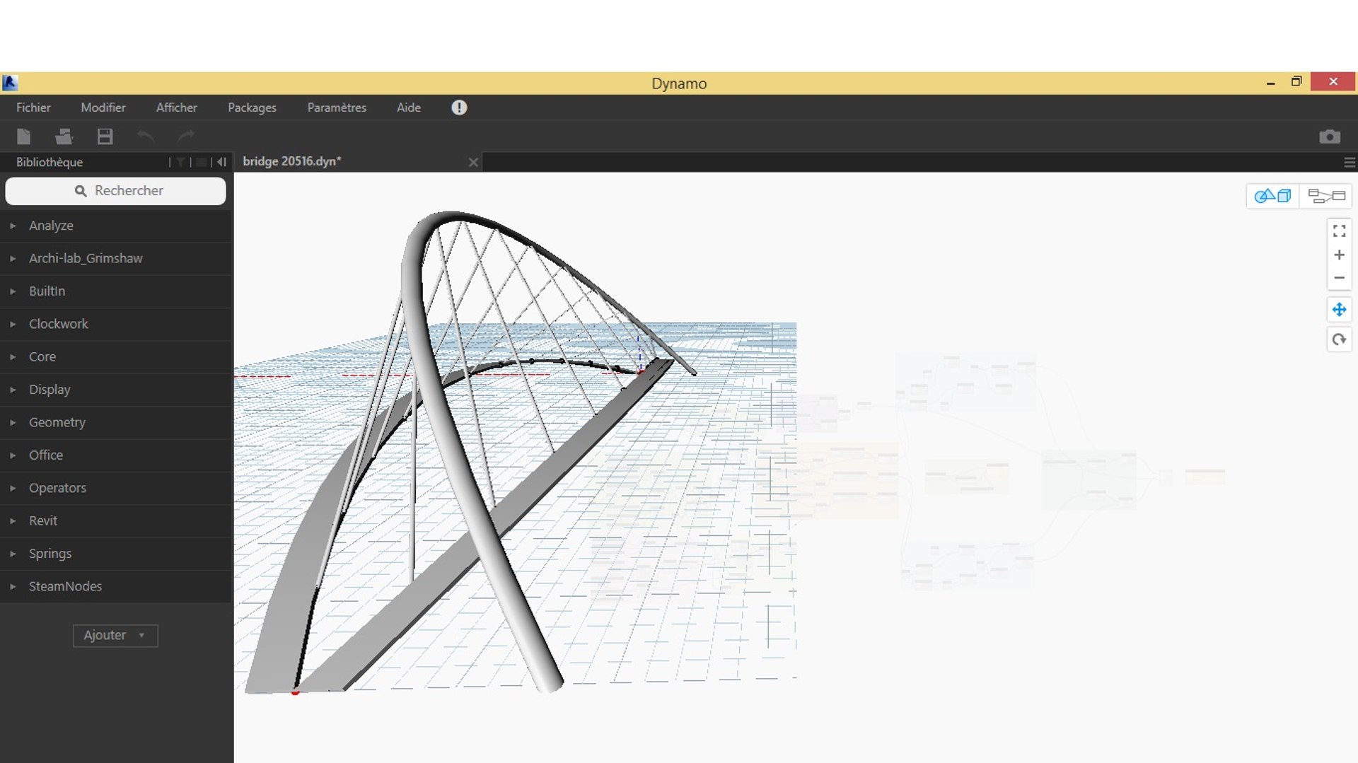 3d Dynamo Parametric Bridge Model
