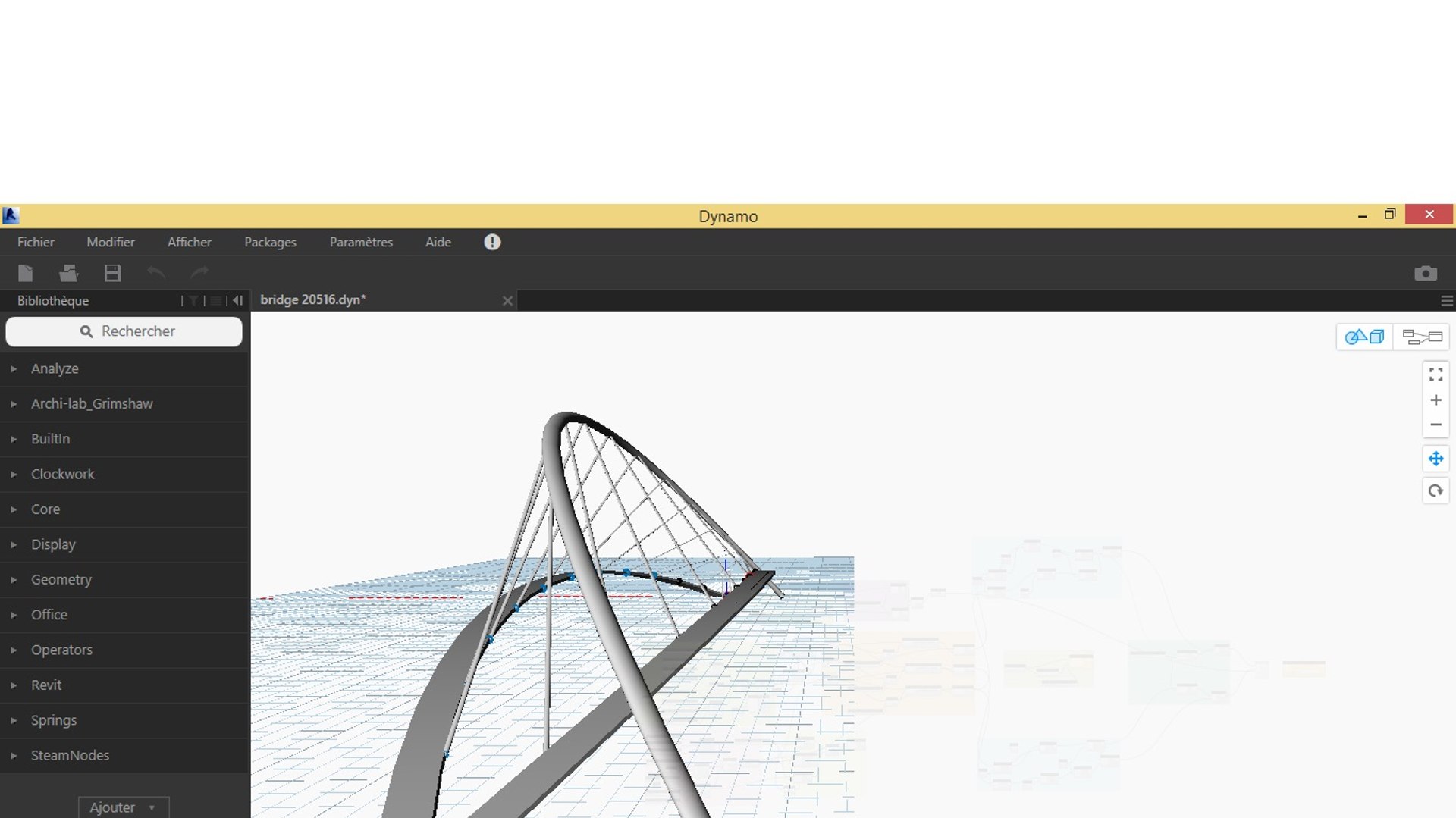 3d Dynamo Parametric Bridge Model