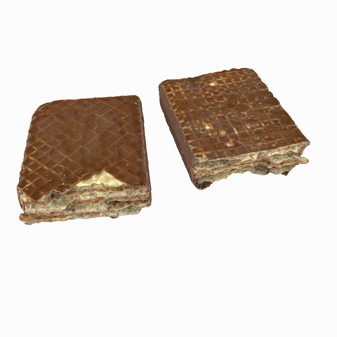 Chocolate Wafer Bar Realistic 3D Model - TurboSquid 1186908