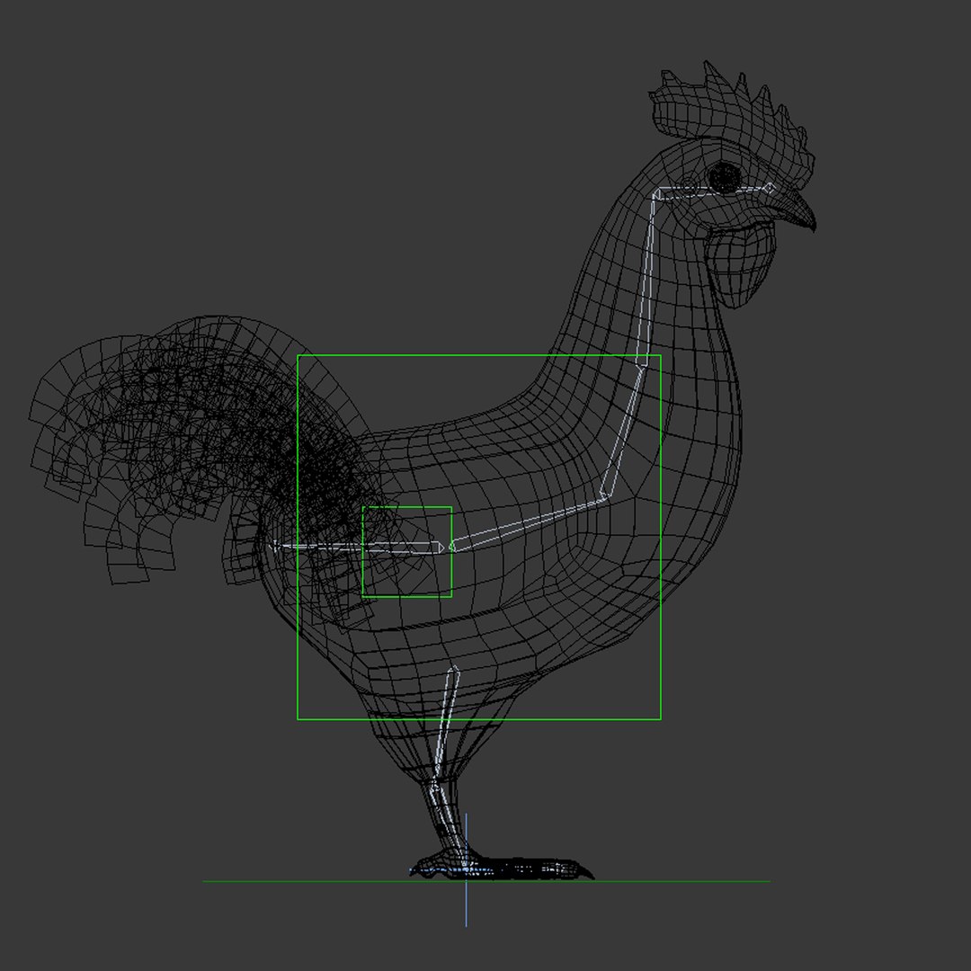 Dugm02 Rooster 3d Dxf