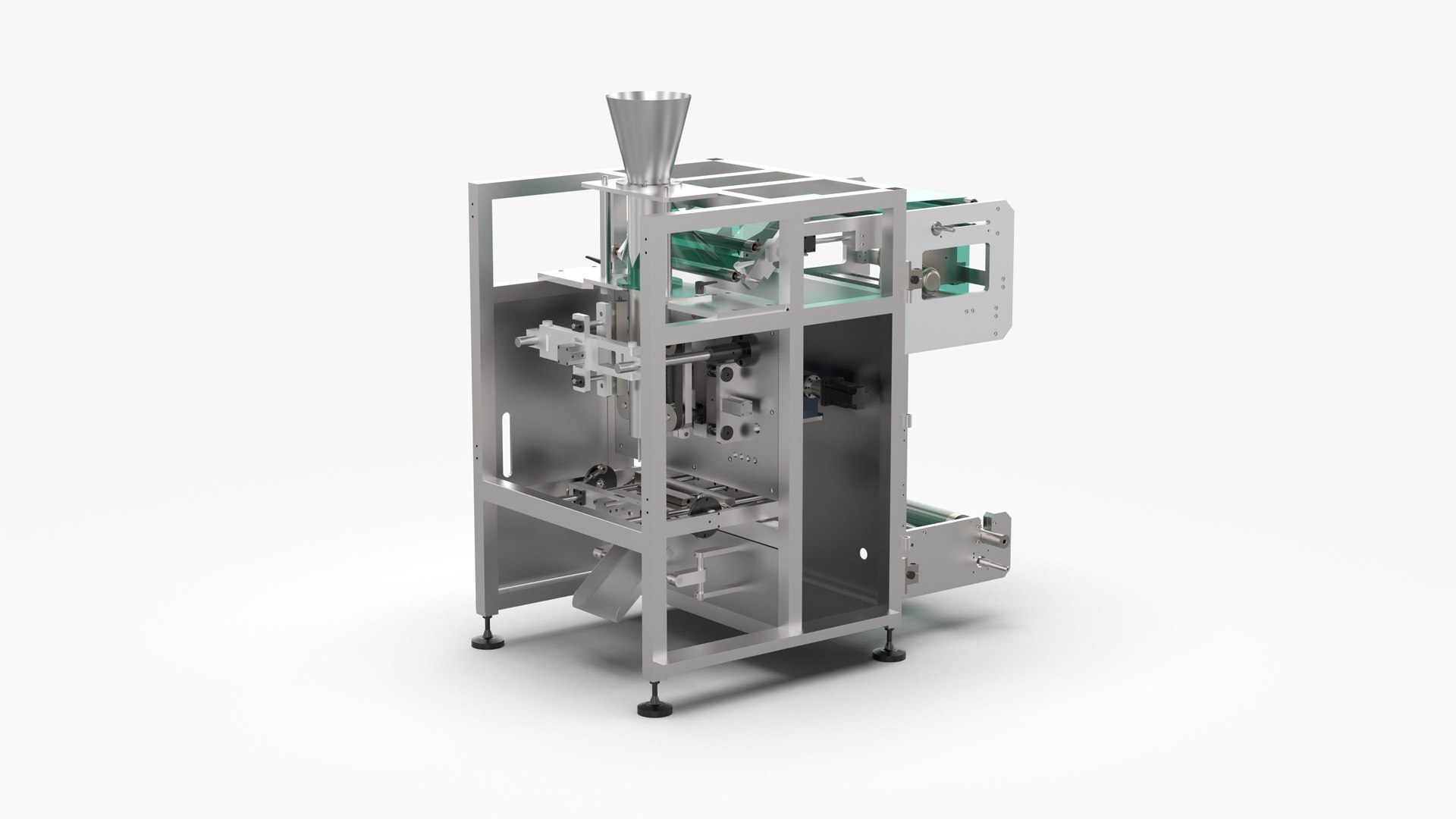 3D Automatic Granule Packing Machine Model - TurboSquid 2035326