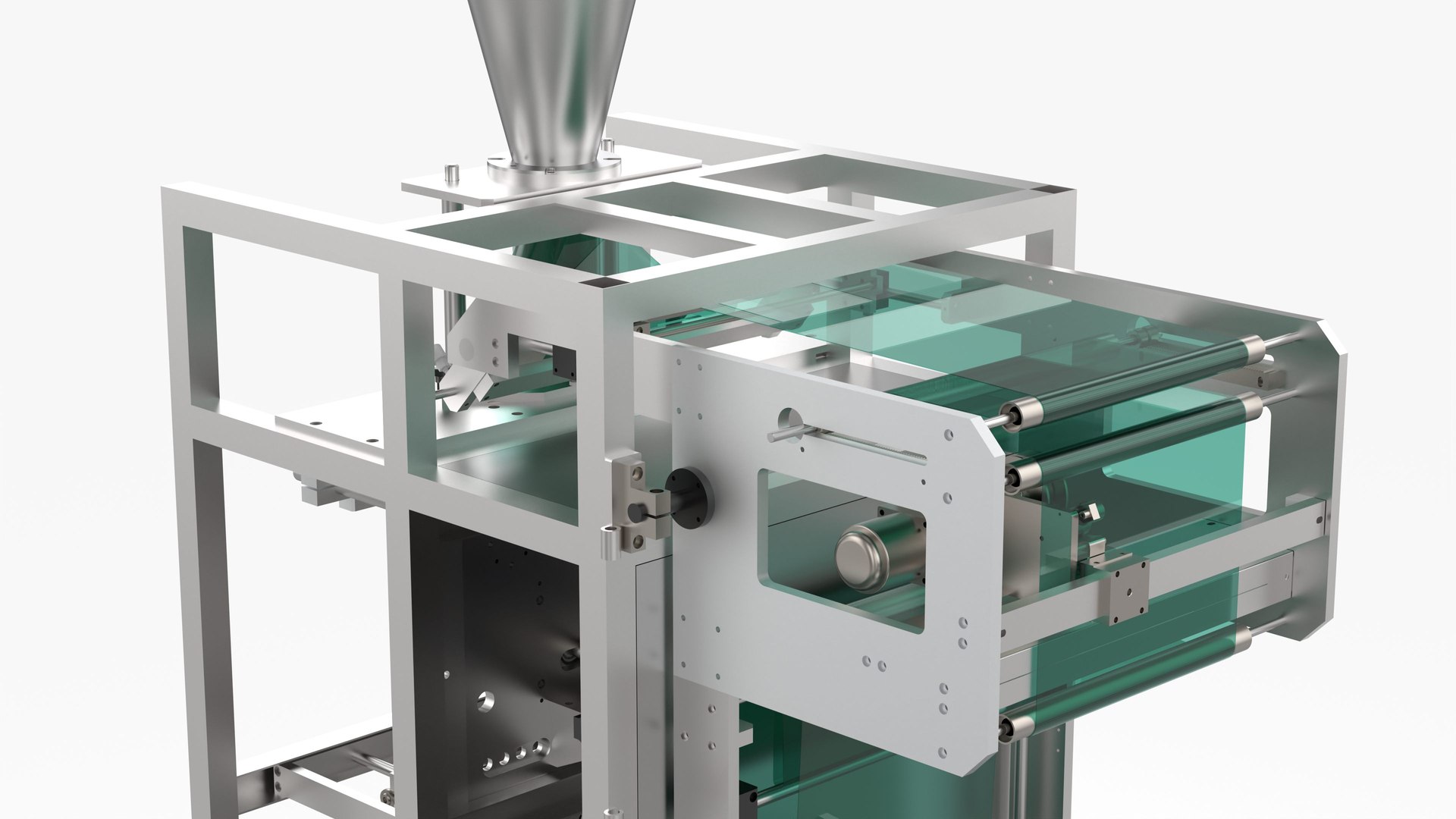 3D Automatic Granule Packing Machine Model - TurboSquid 2035326