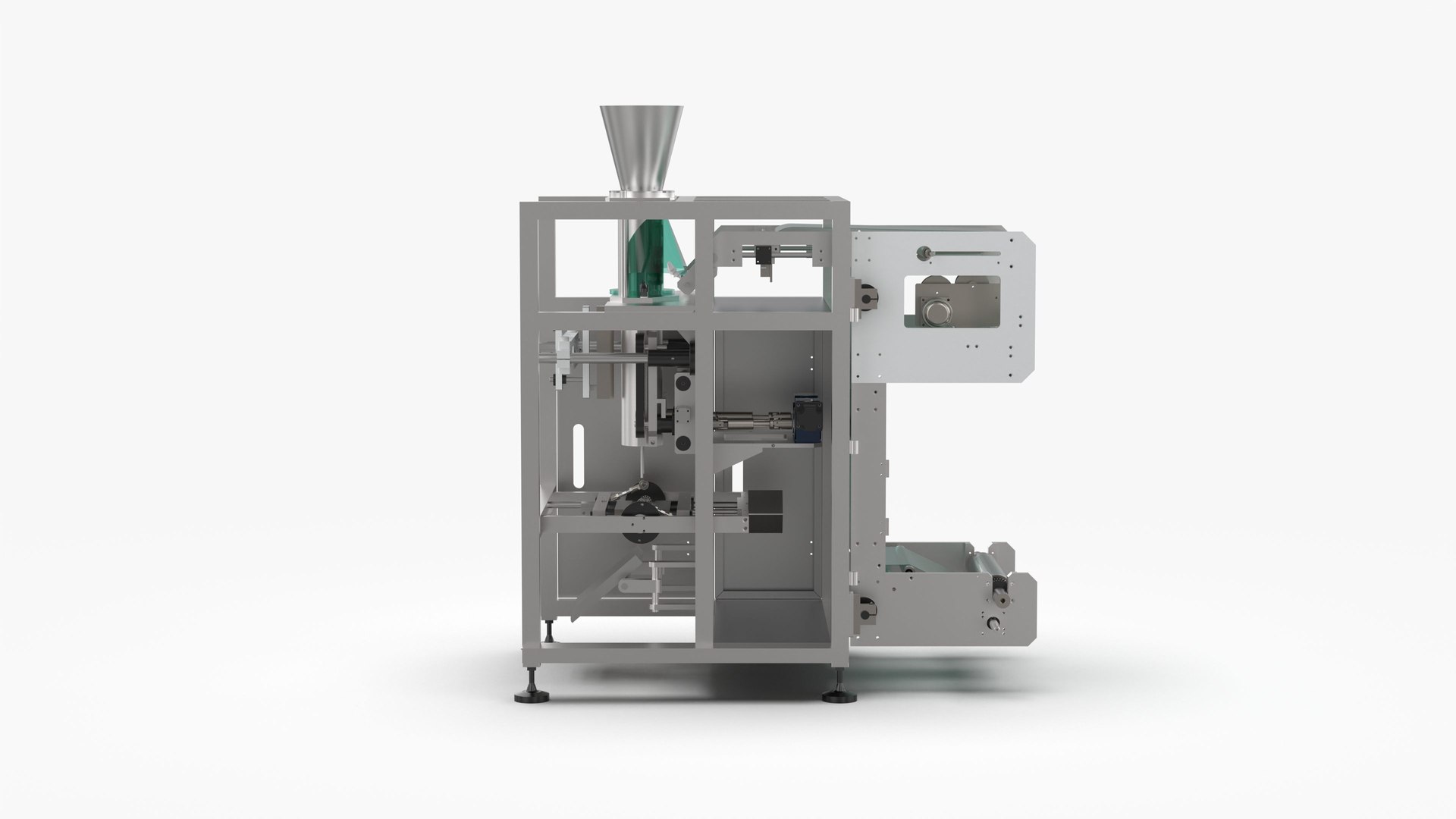 3D Automatic Granule Packing Machine Model - TurboSquid 2035326