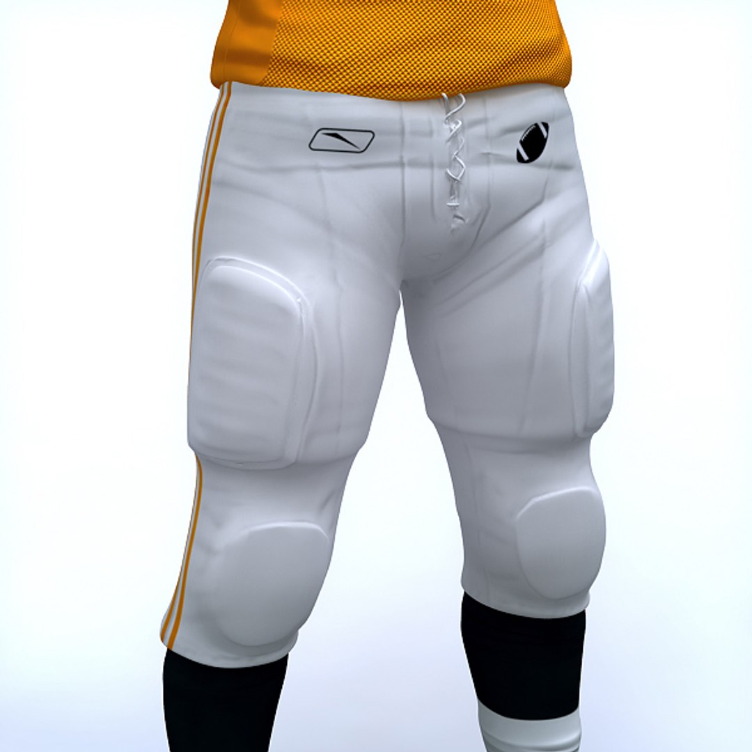 Rigged American Football Player Max