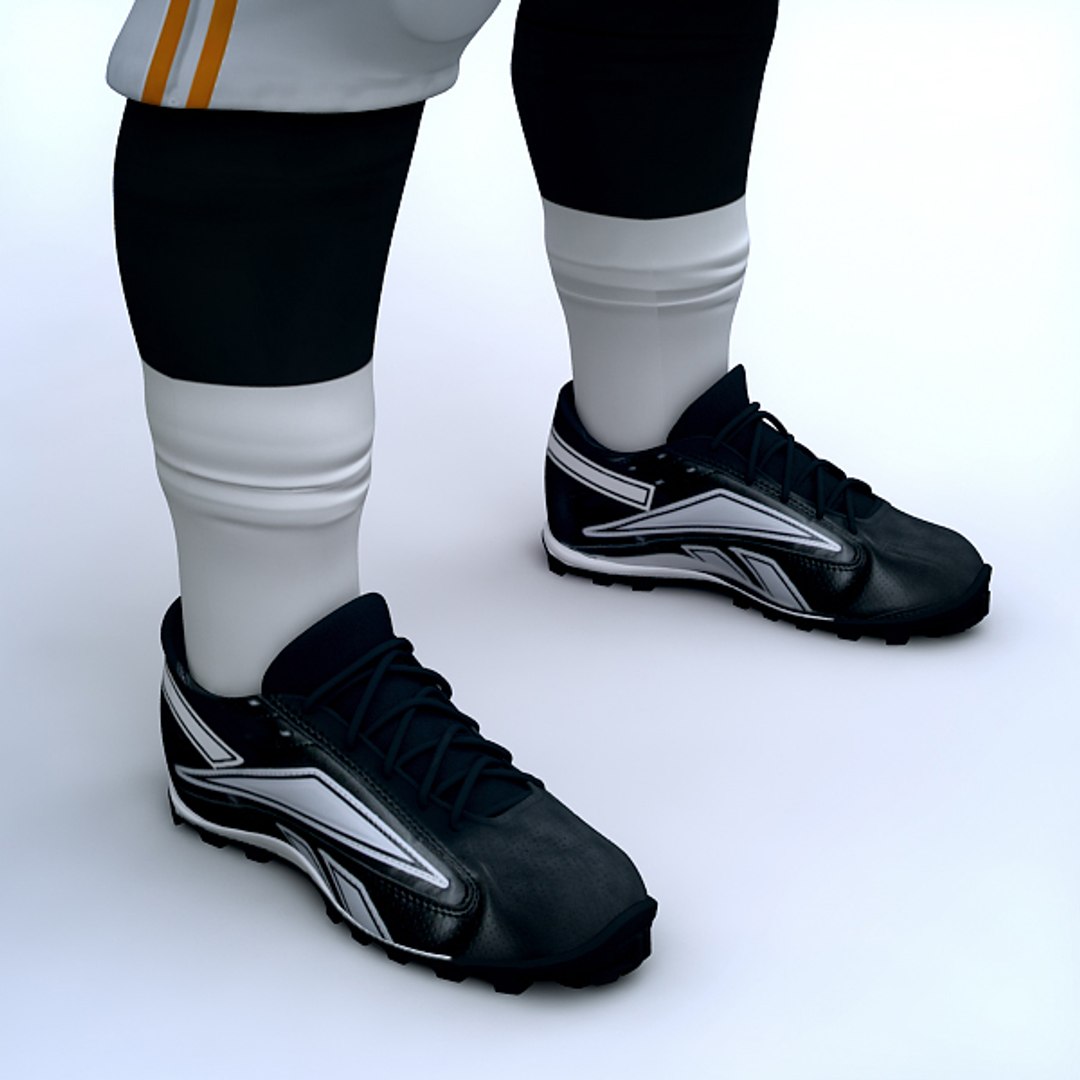 Rigged American Football Player Max