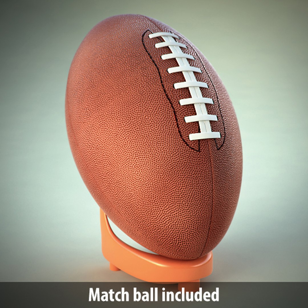 Rigged American Football Player Max