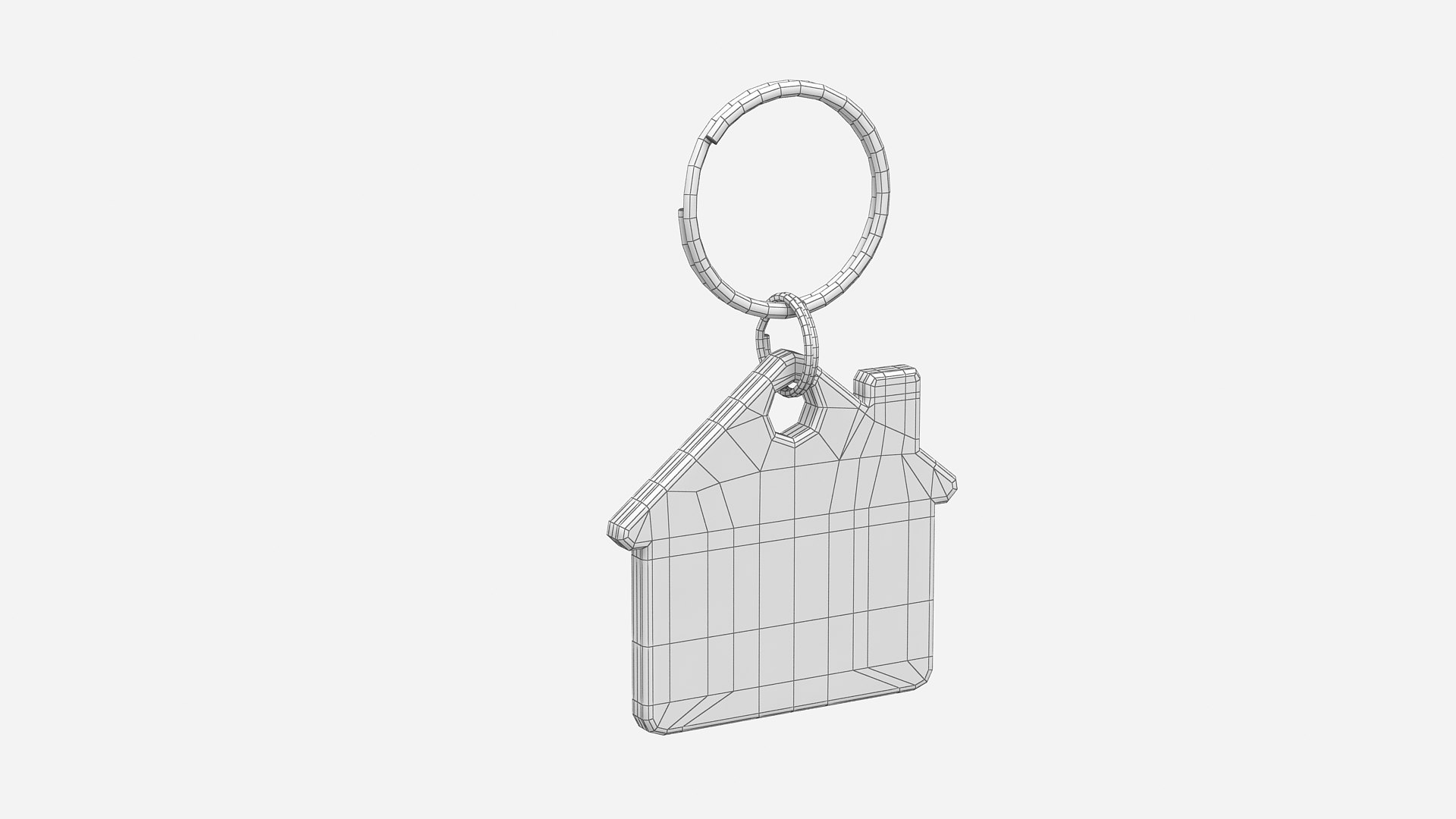 3D Model Key Tag House - TurboSquid 1779835
