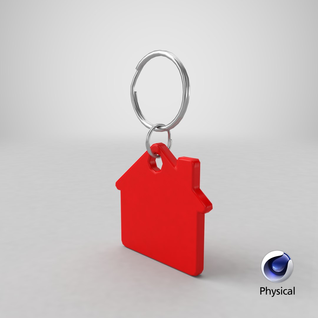 3D Model Key Tag House - TurboSquid 1779835