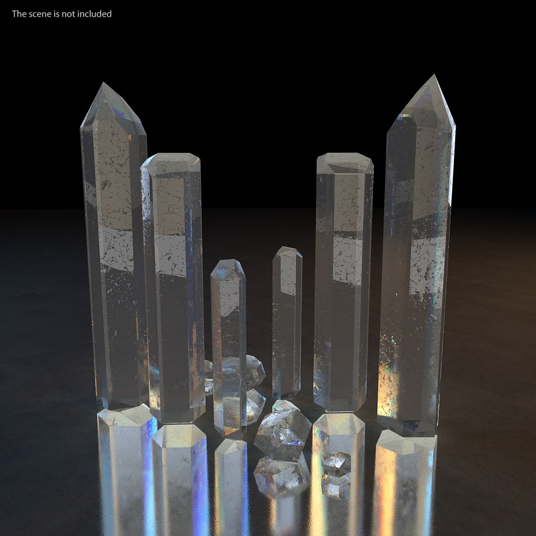 Mineral Quartz Collections 3D Model - TurboSquid 1475959