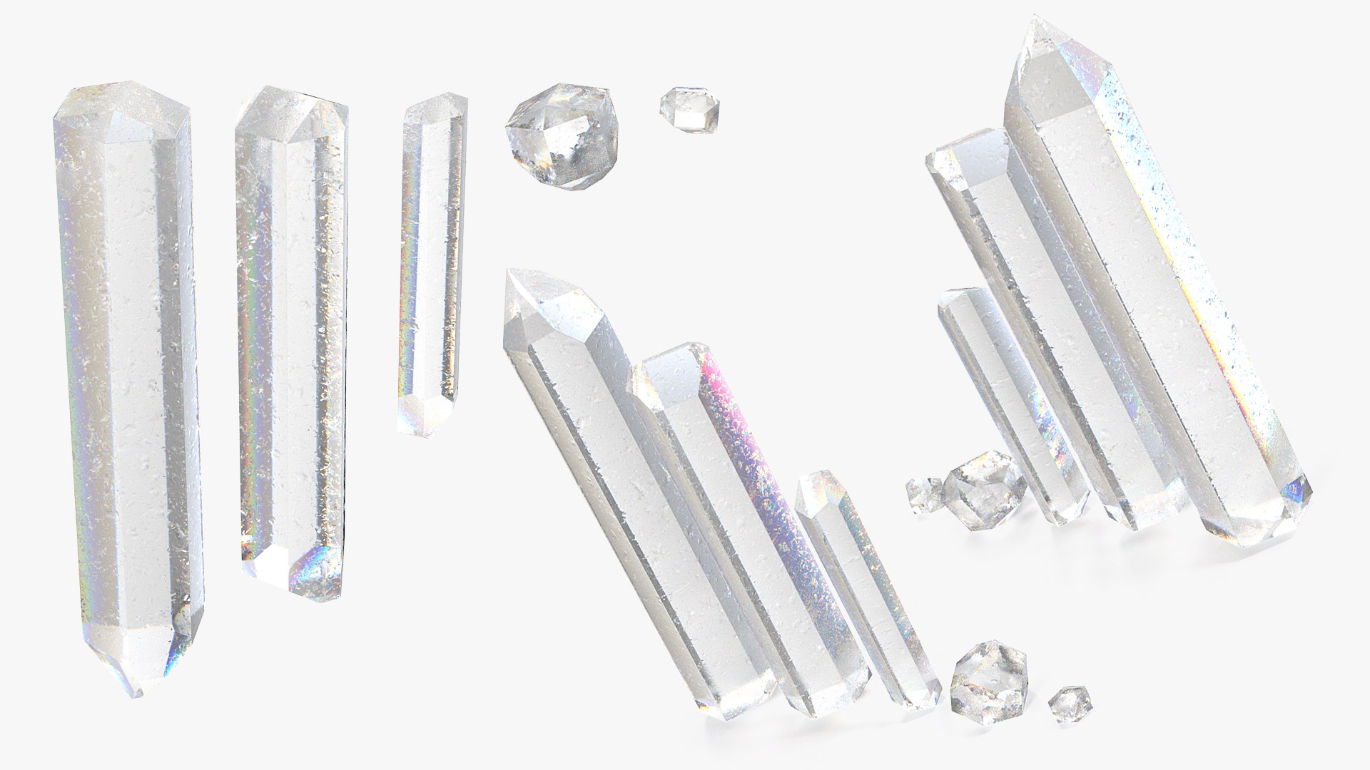 Mineral Quartz Collections 3D Model - TurboSquid 1475959