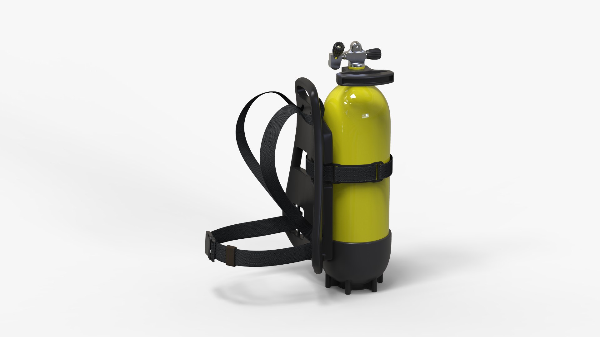 Diver Tank Back Pack 3D - TurboSquid 2132546