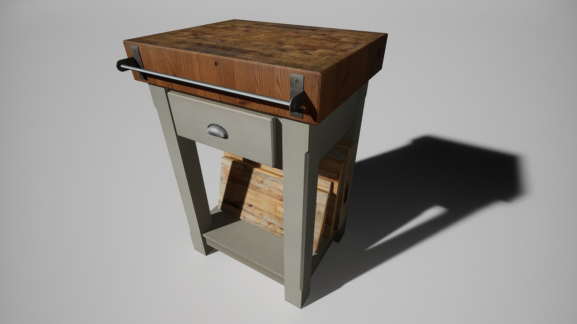3D Butcher Block - TurboSquid 1952293