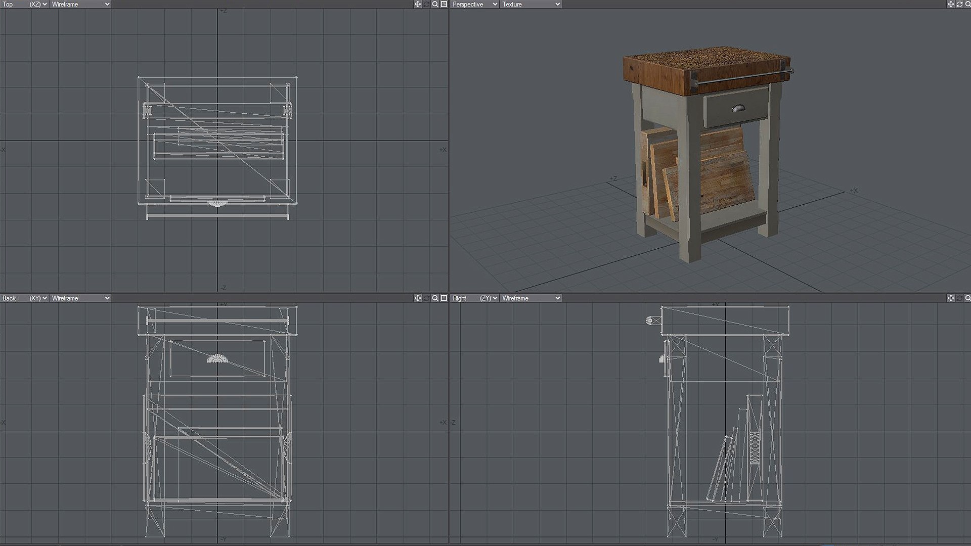3D Butcher Block - TurboSquid 1952293
