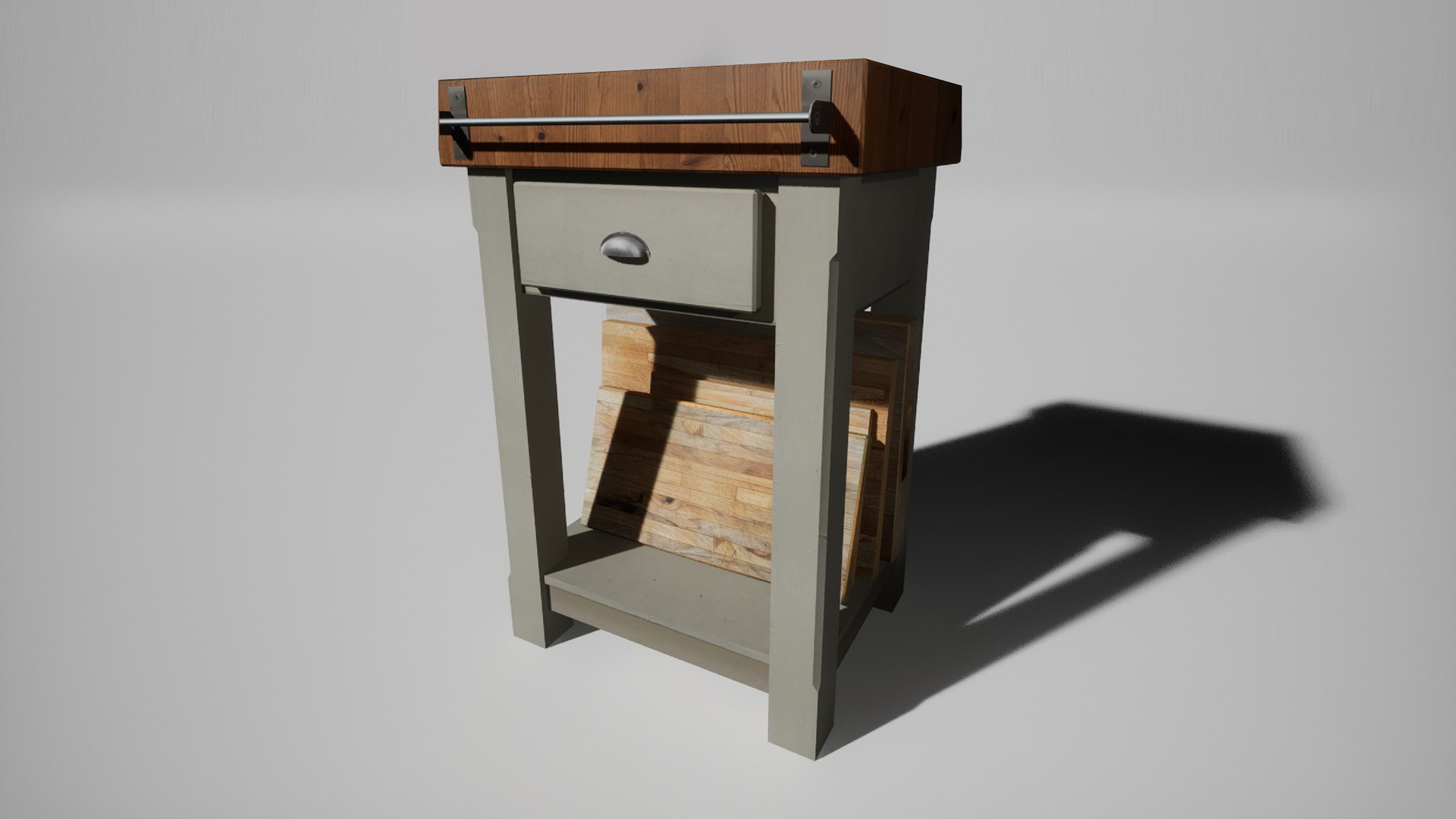 3D Butcher Block - TurboSquid 1952293