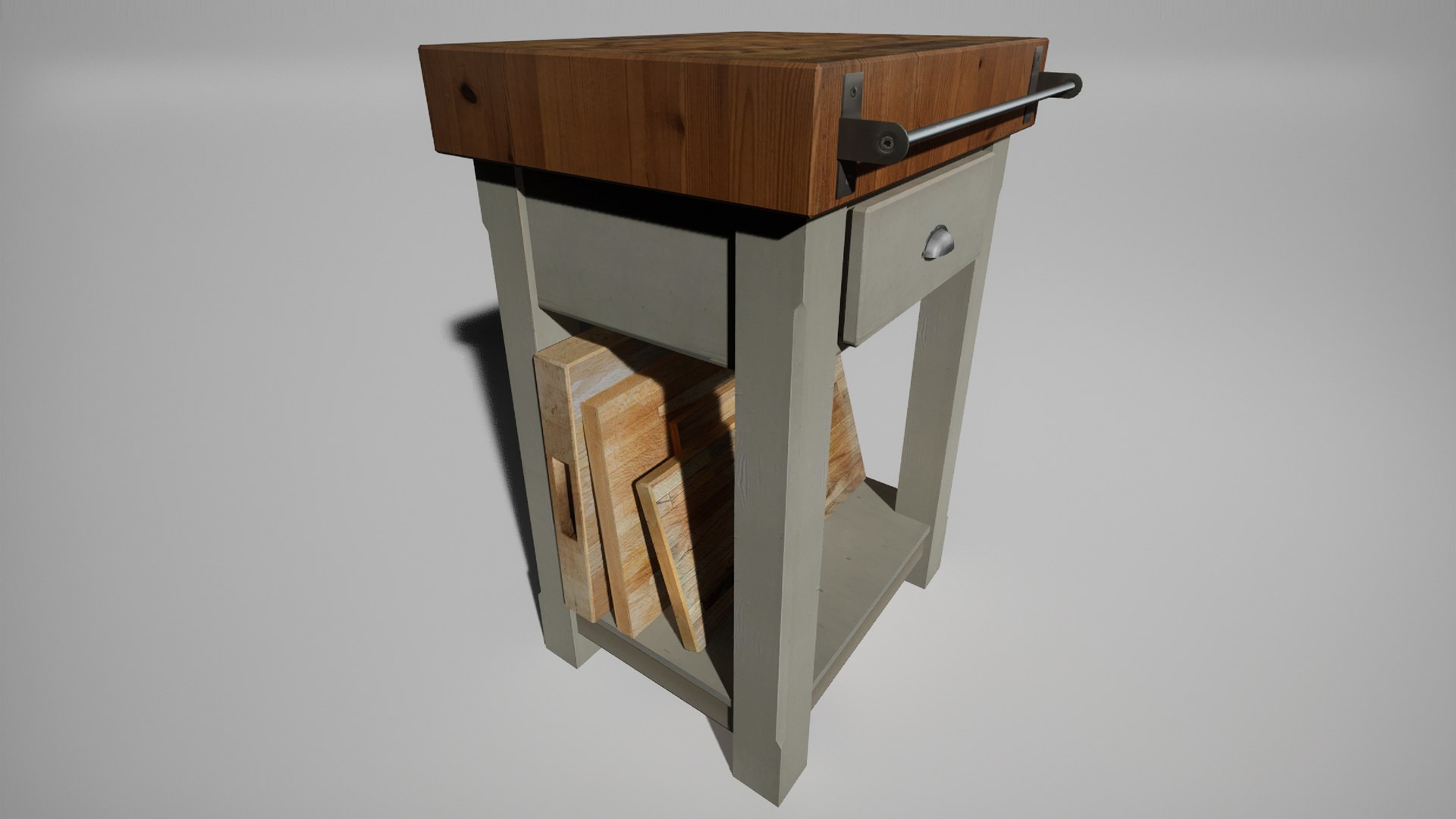 3D Butcher Block - TurboSquid 1952293