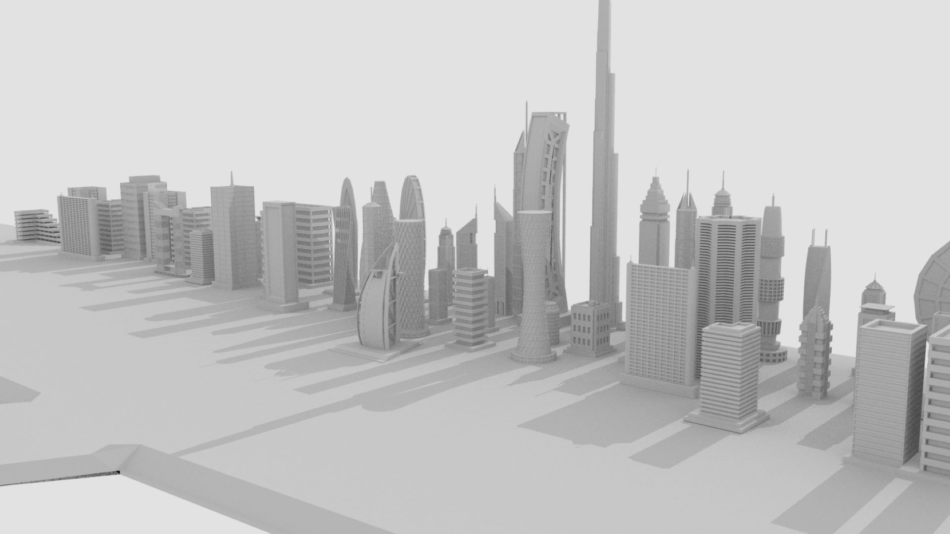 3D Dubai Palm Island model - TurboSquid 2056344