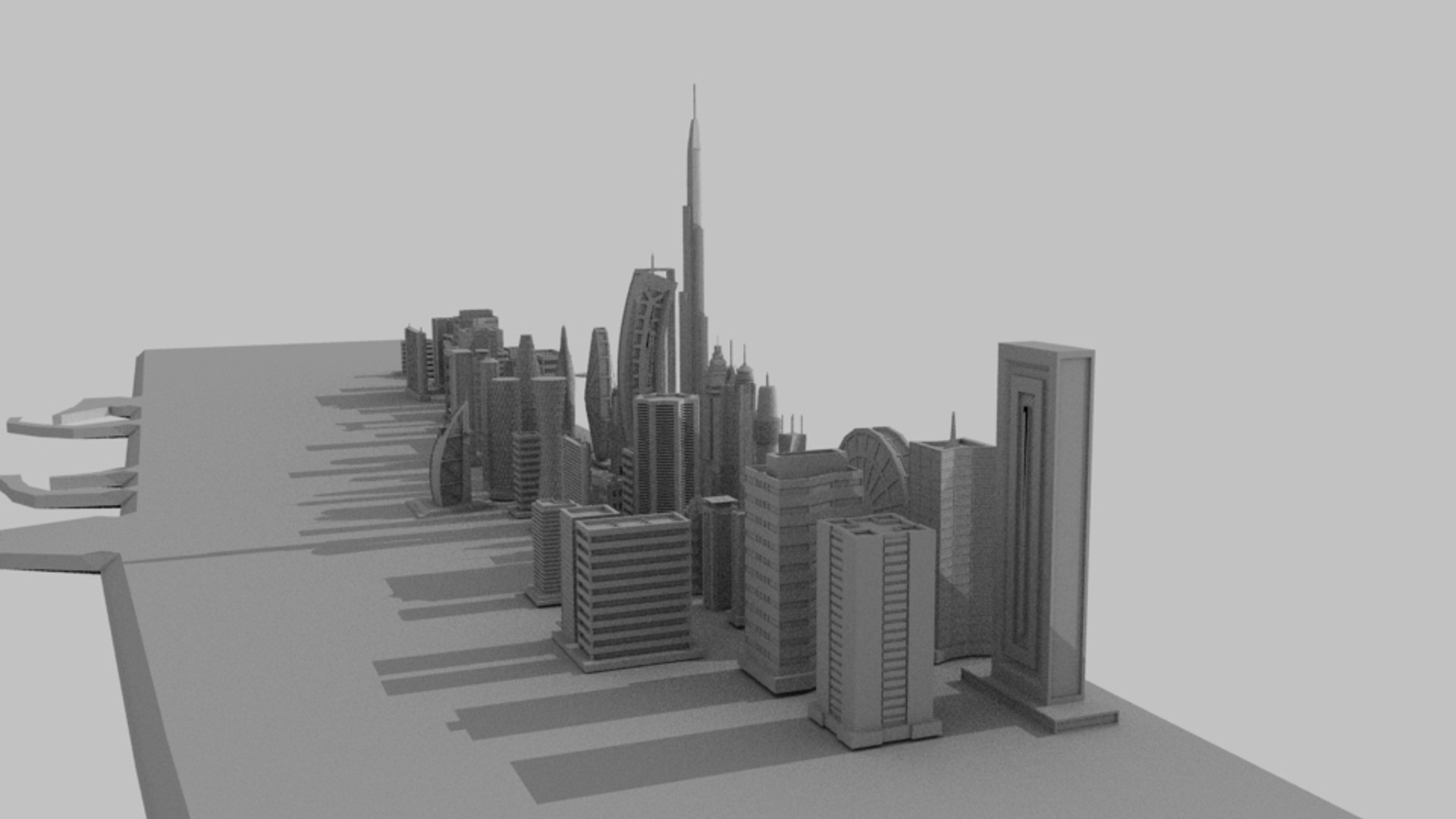 3D Dubai Palm Island Model - TurboSquid 2056344
