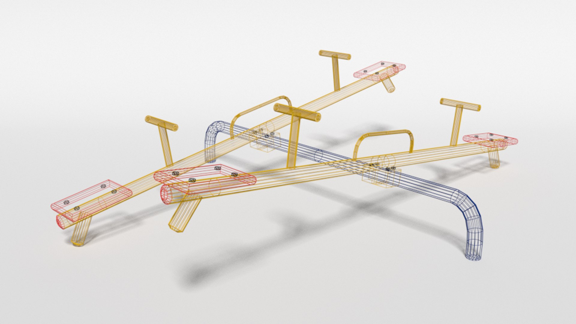 Seesaw Playground 3D - TurboSquid 1543134