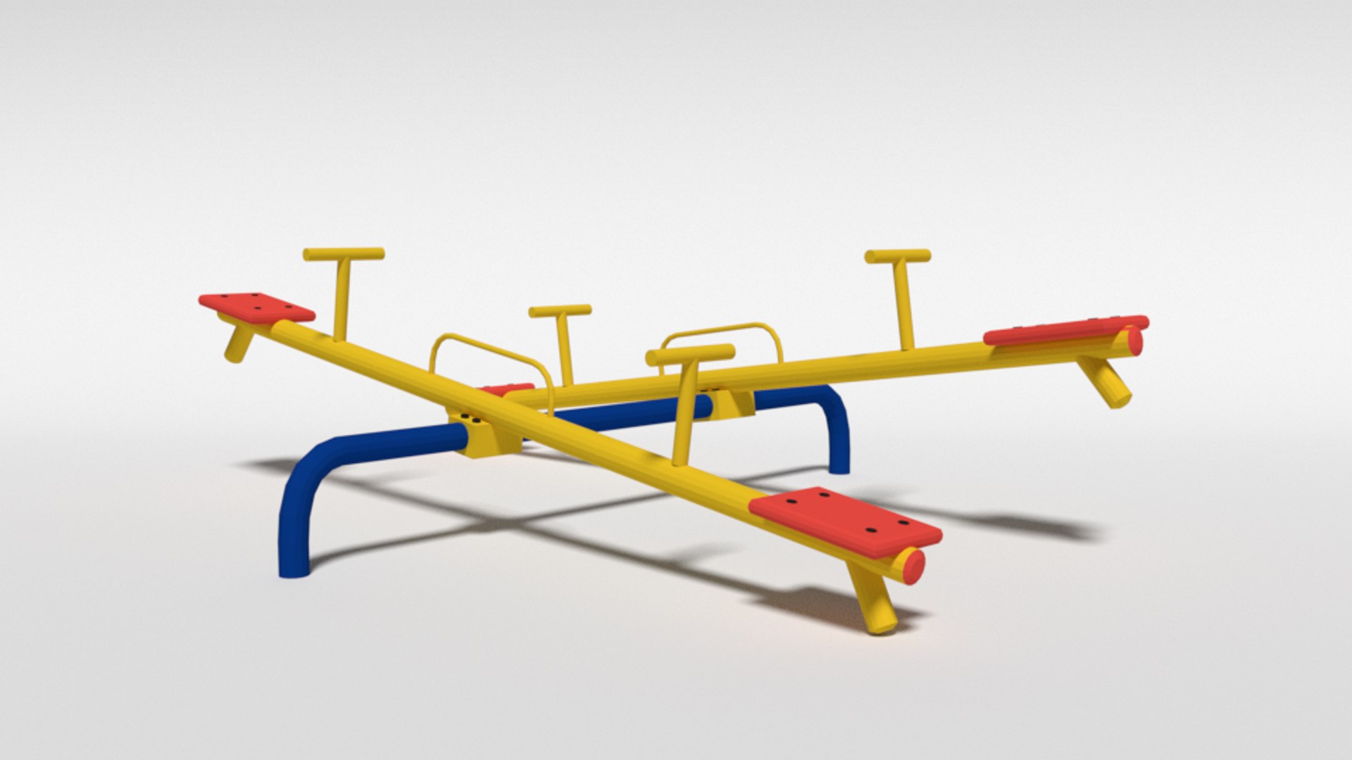 Seesaw Playground 3D - TurboSquid 1543134