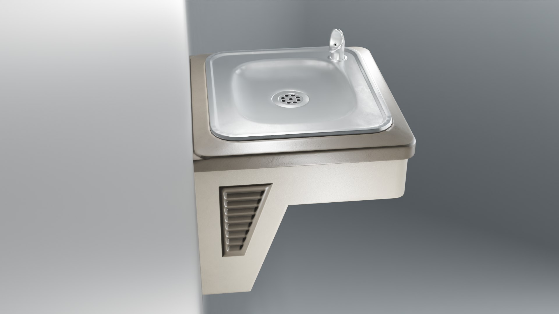 3D Drinking Fountain Model - TurboSquid 1918722