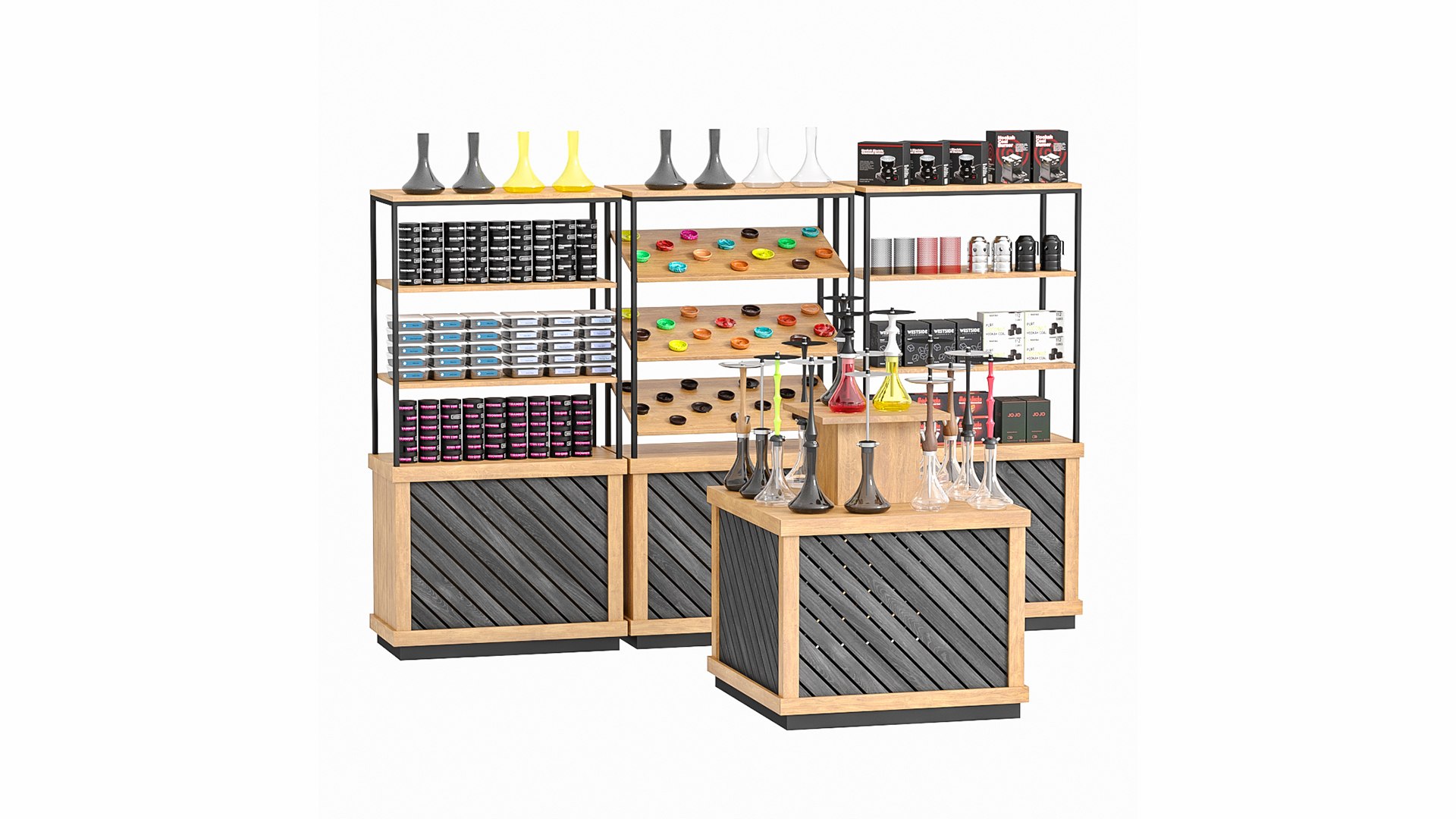 3D Hookah Display Stands - TurboSquid 2003096