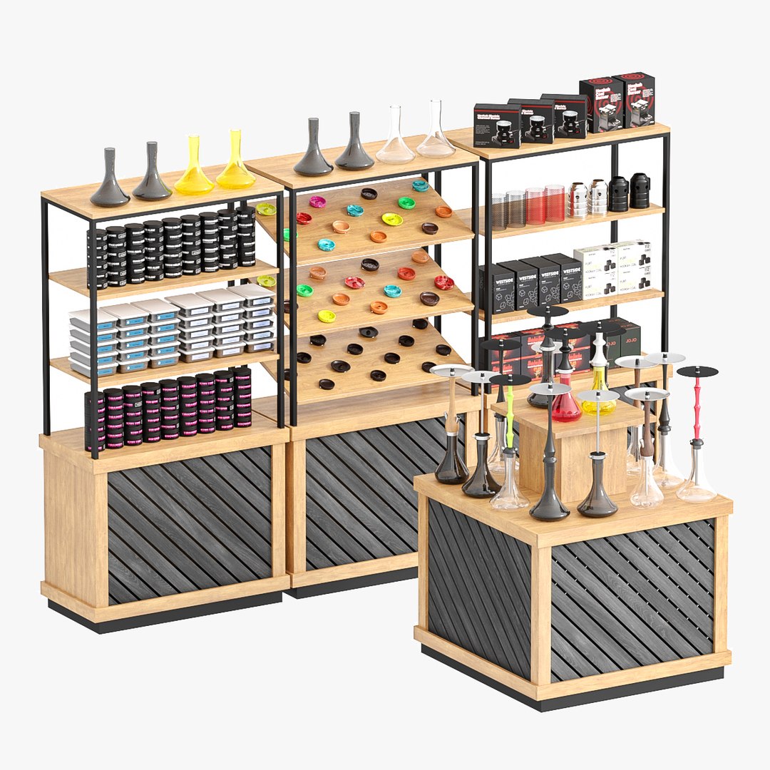 3D Hookah Display Stands - TurboSquid 2003096