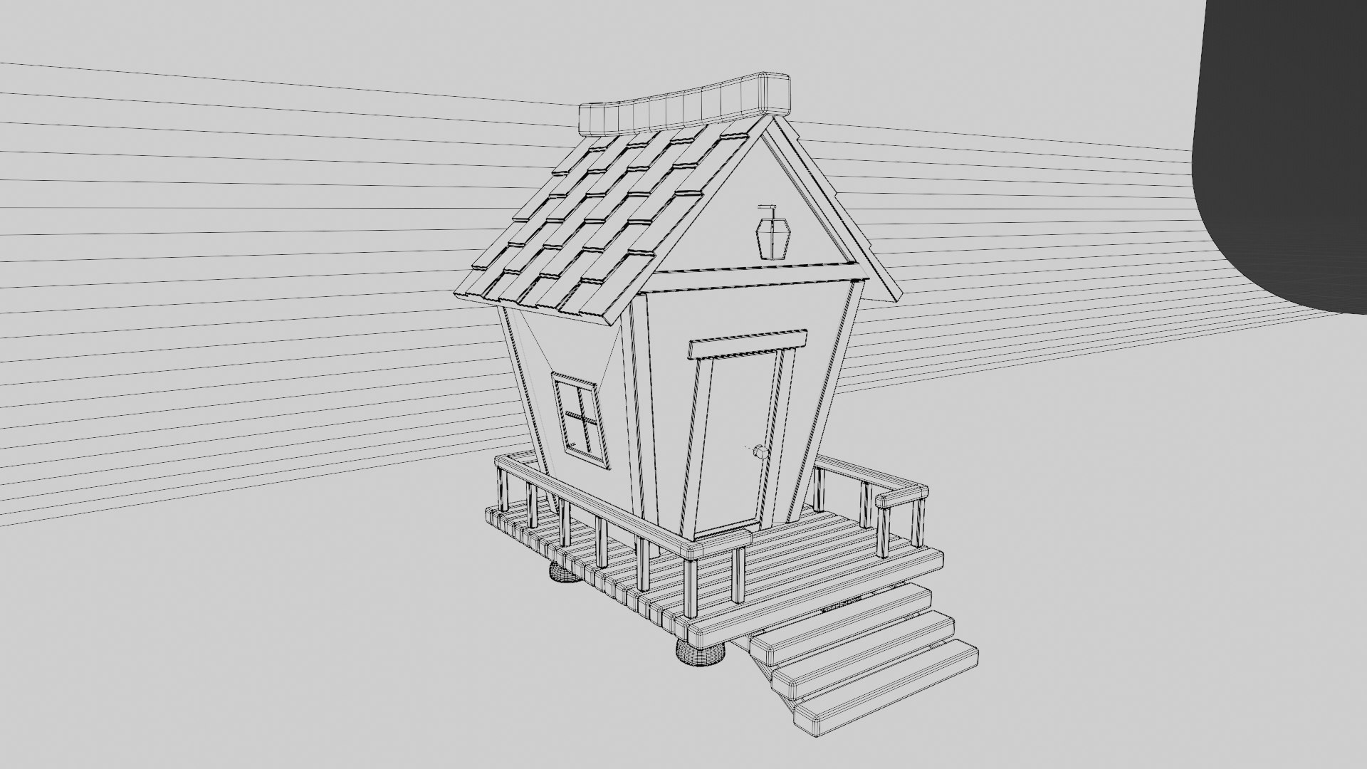 Toon House 3D - TurboSquid 2090495