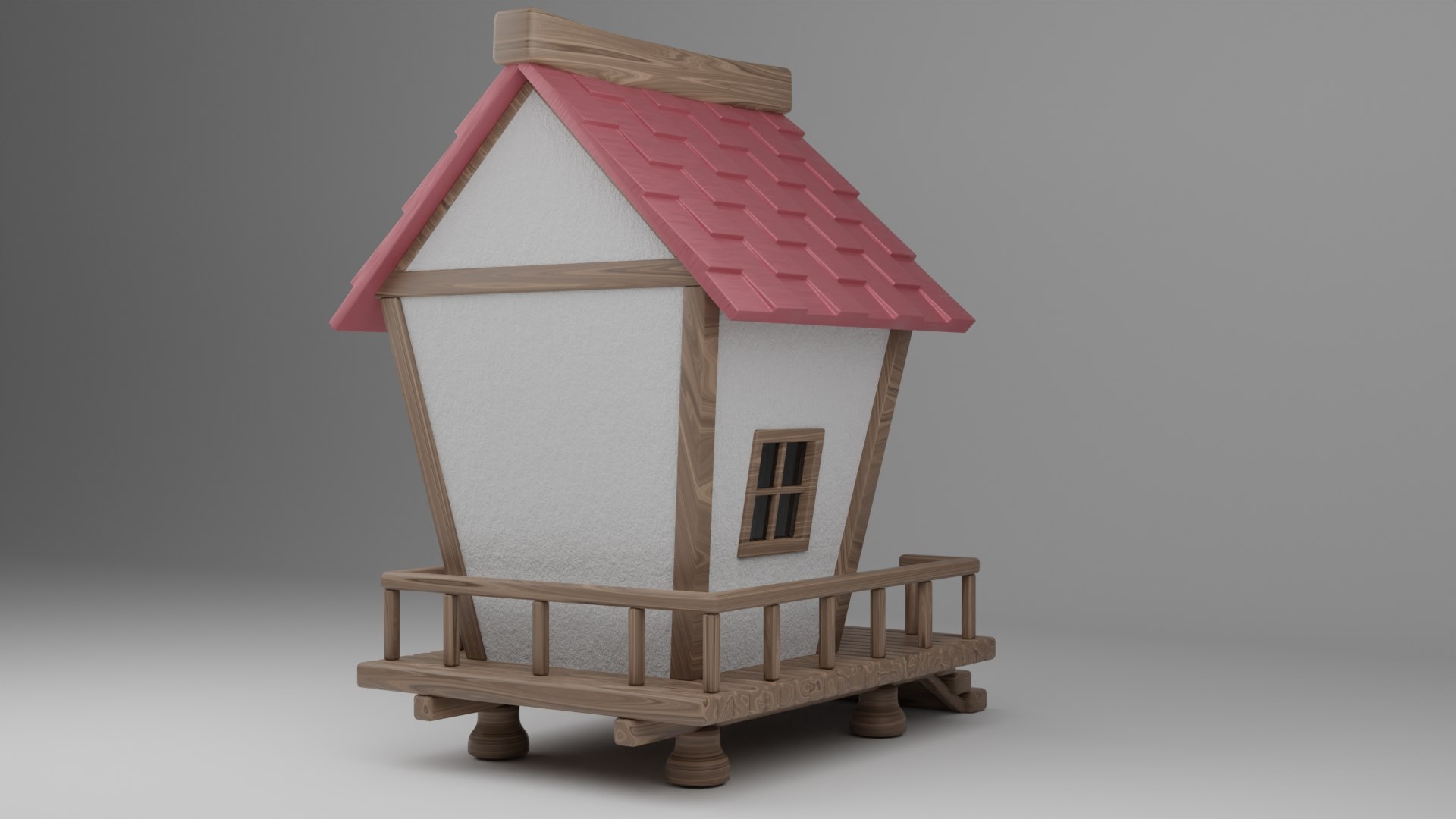 Toon House 3D - TurboSquid 2090495