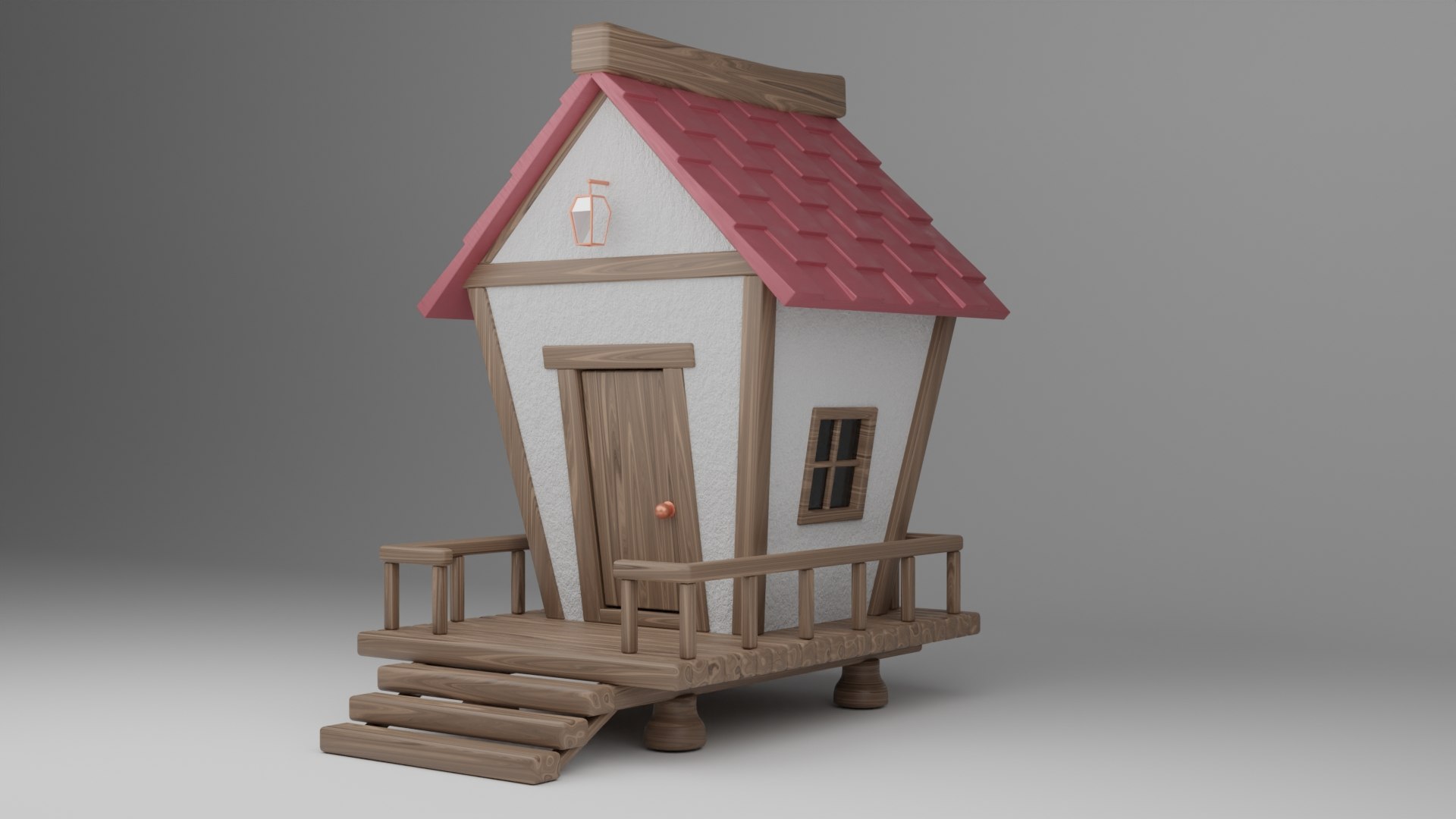 Toon House 3D - TurboSquid 2090495