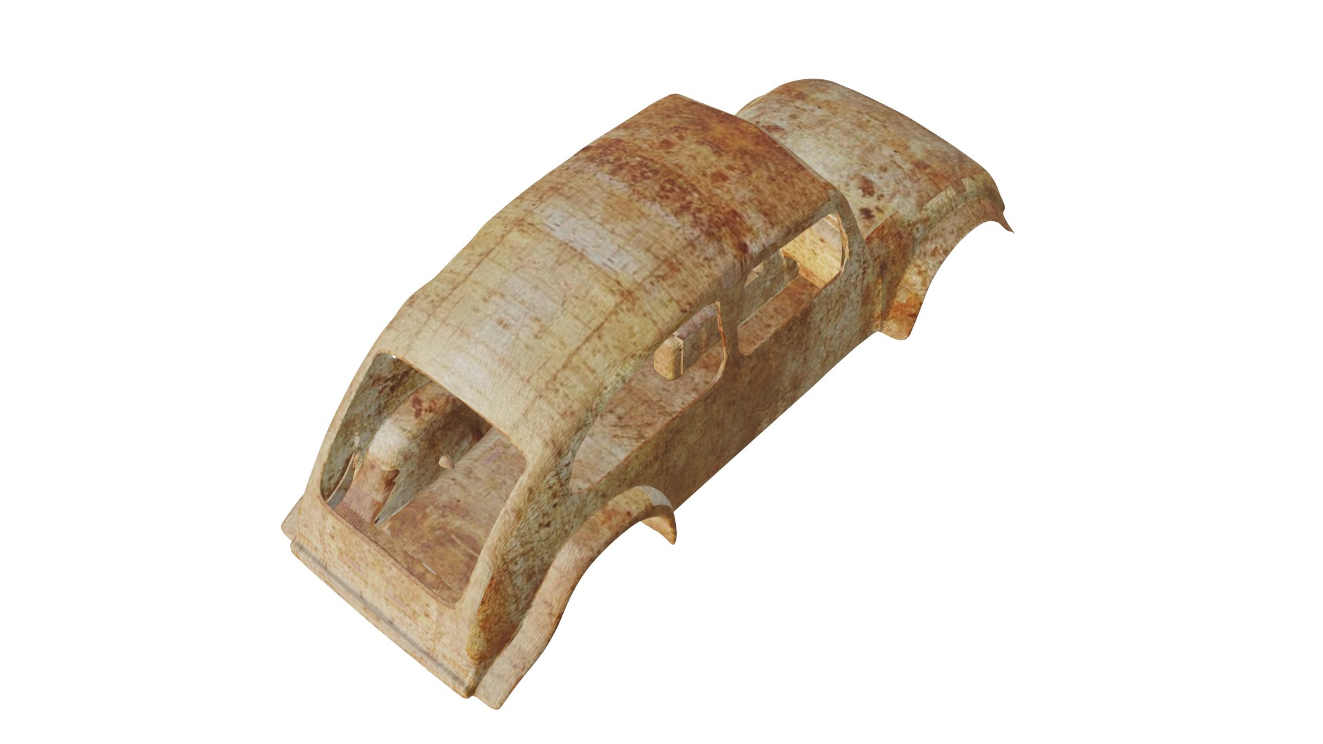 Rusty Scrap Car 3D Model - TurboSquid 1880384