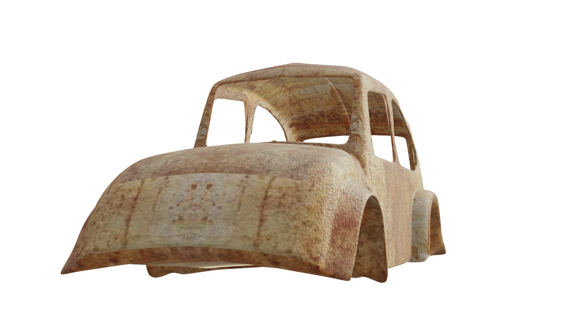 Rusty Scrap Car 3D Model - TurboSquid 1880384